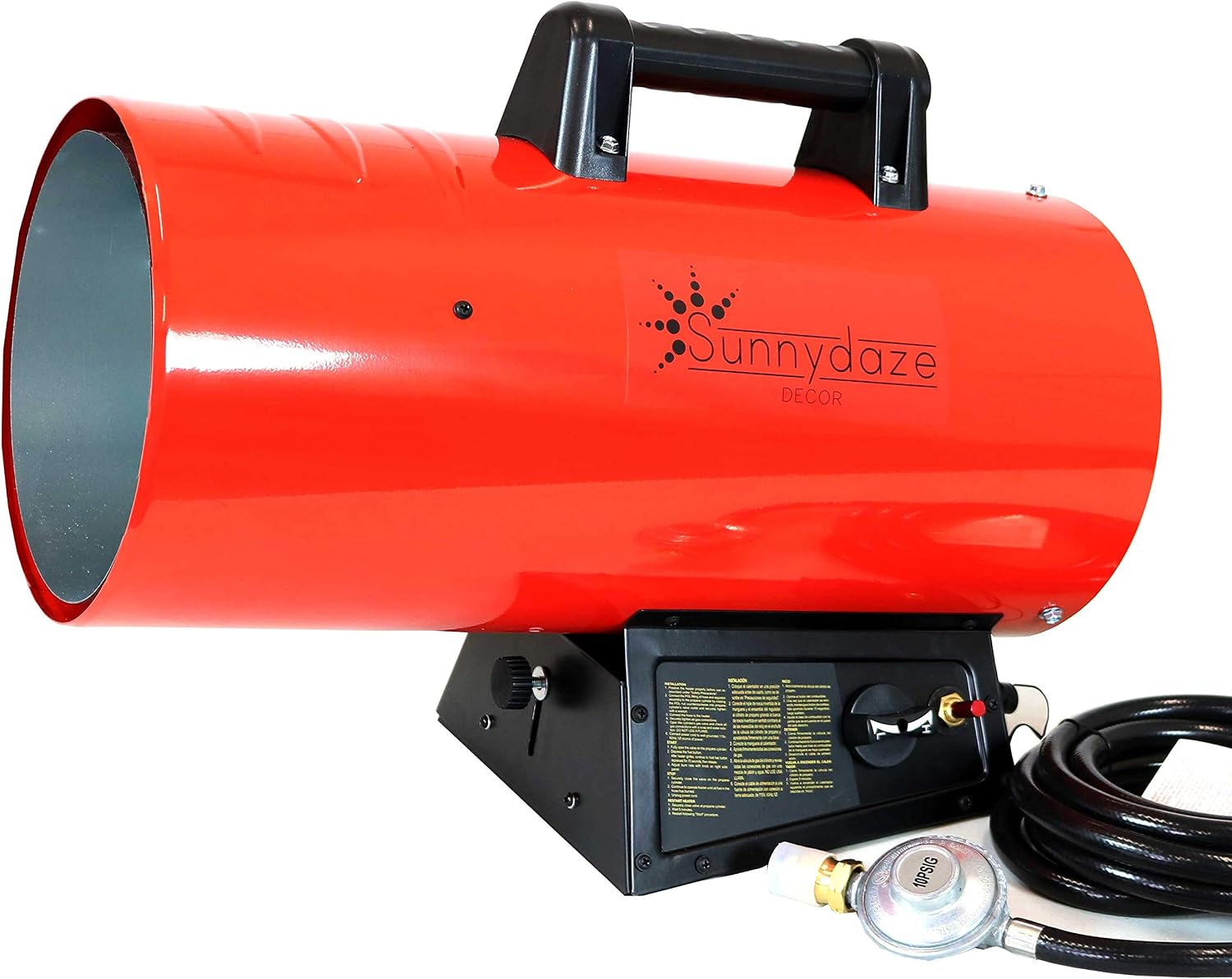 Amazon.com: Sunnydaze 85,000 BTU Forced Air Propane Heater - Auto ...