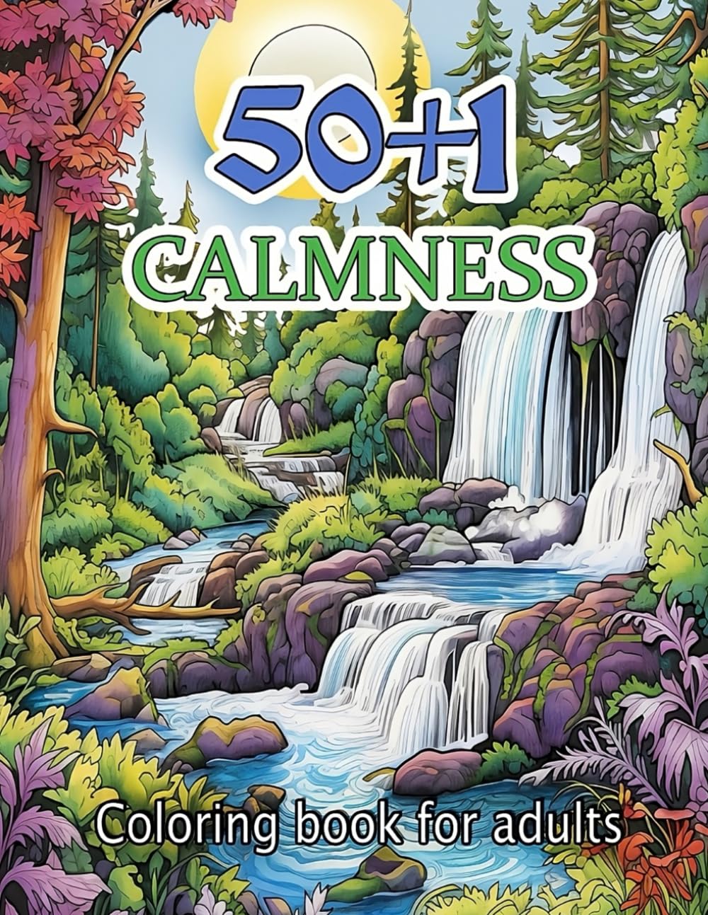 Amazon.com: 50+1 CALMNESS Coloring Book for Adult: Soothing Book for ...