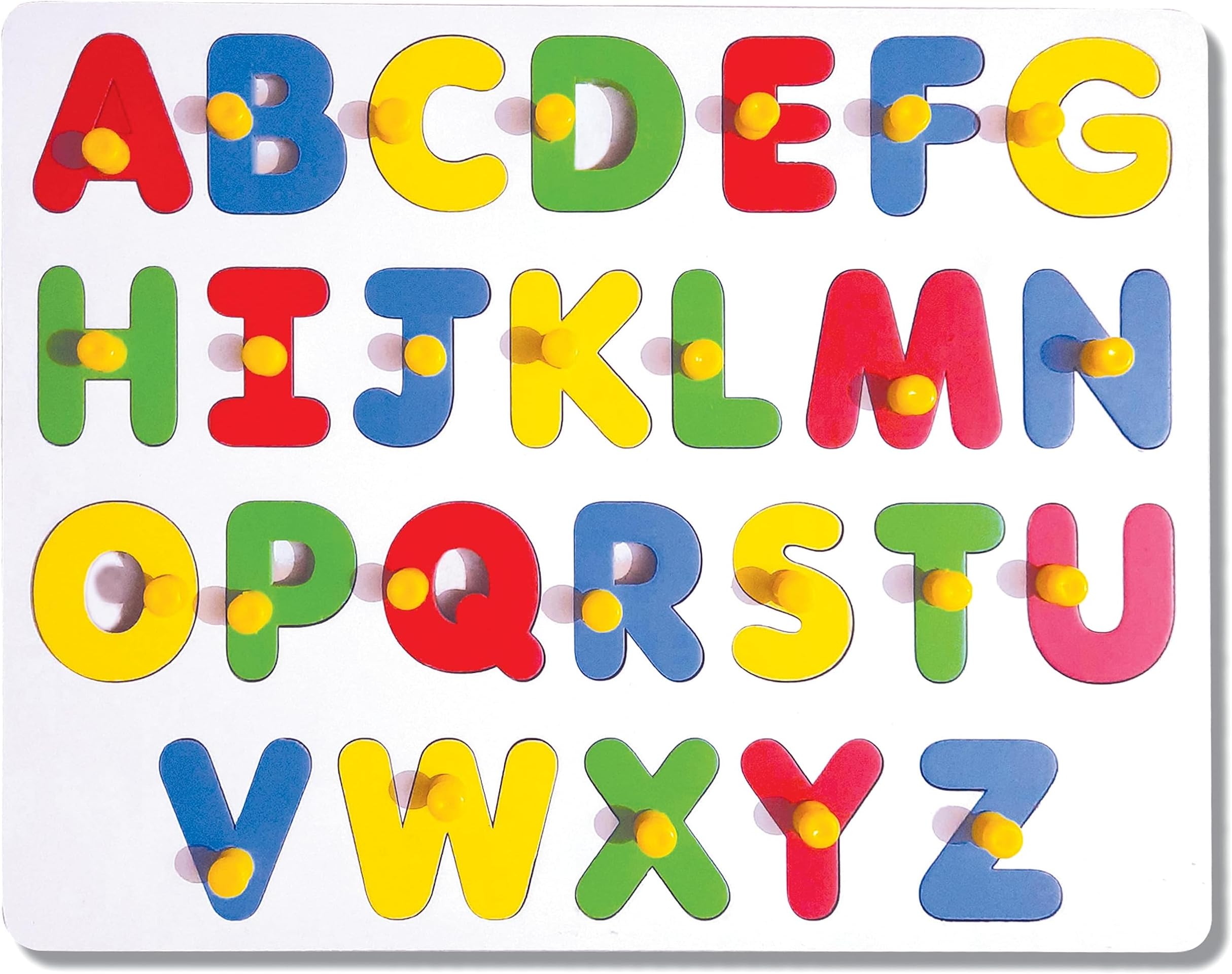 MIND BLAST Wooden Capital Alphabet Puzzles Toys For Children,Montessori ...