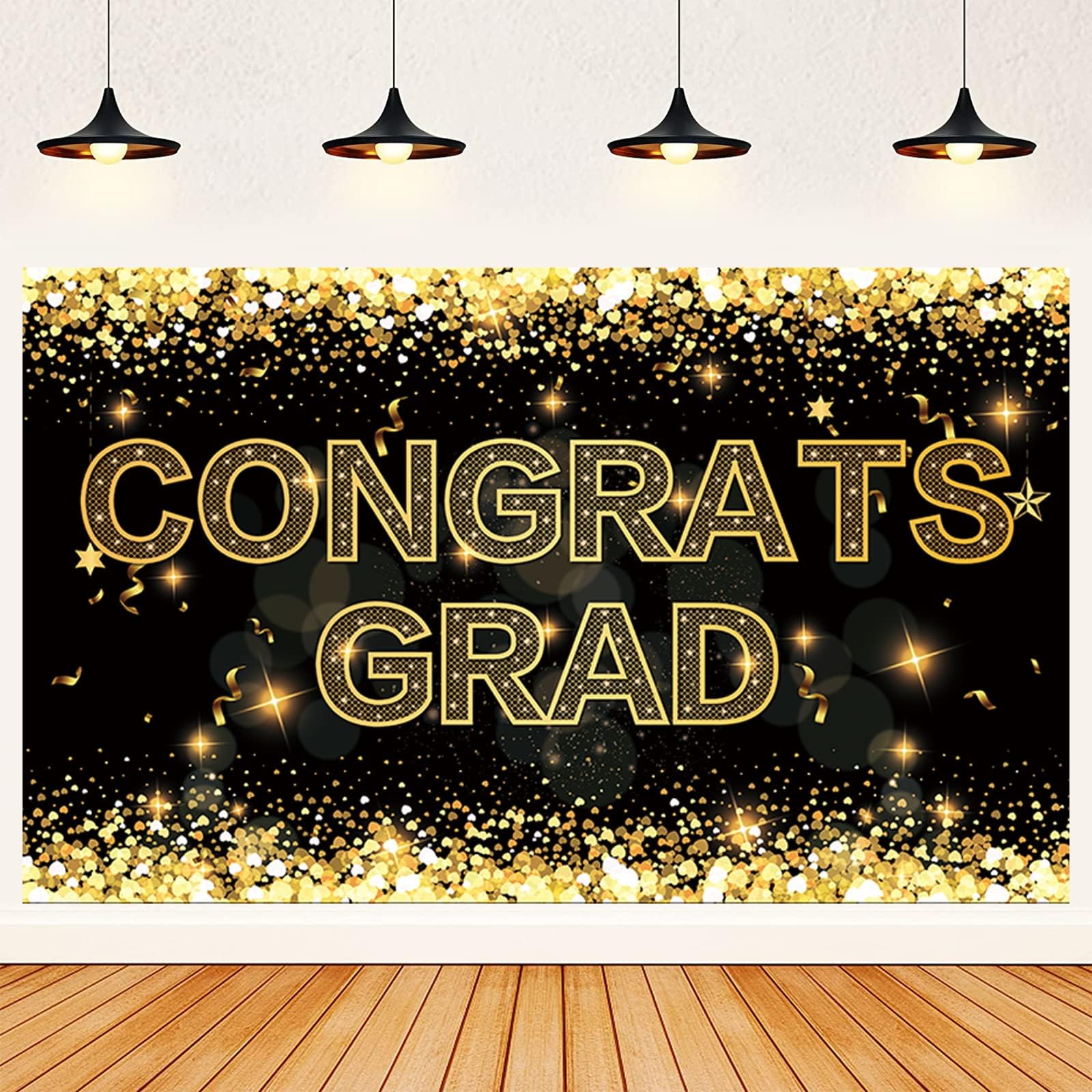 Amazon.com: Graduation banner 70x40 inch Congratulations Banner for ...