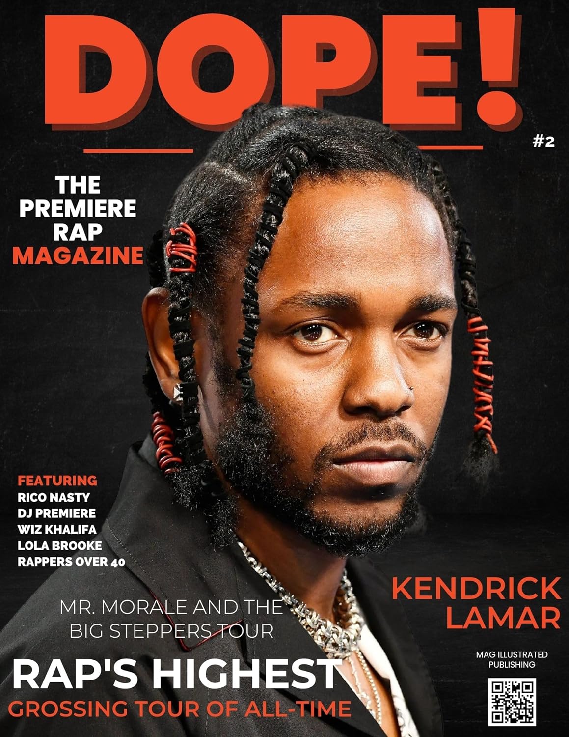 DOPE! Da Magazine #2 Kendrick Lamar Hip Hop Magazine: Inmate Magazine ...