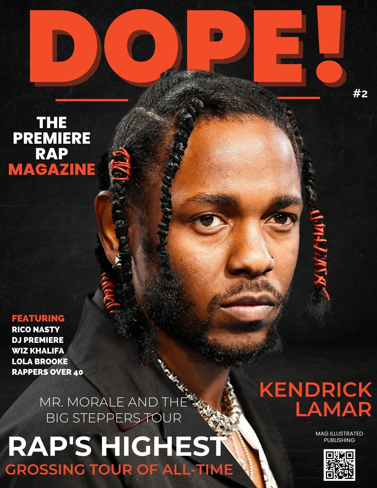 DOPE! Da Magazine #2 Kendrick Lamar Hip Hop Magazine: Inmate Magazine ...