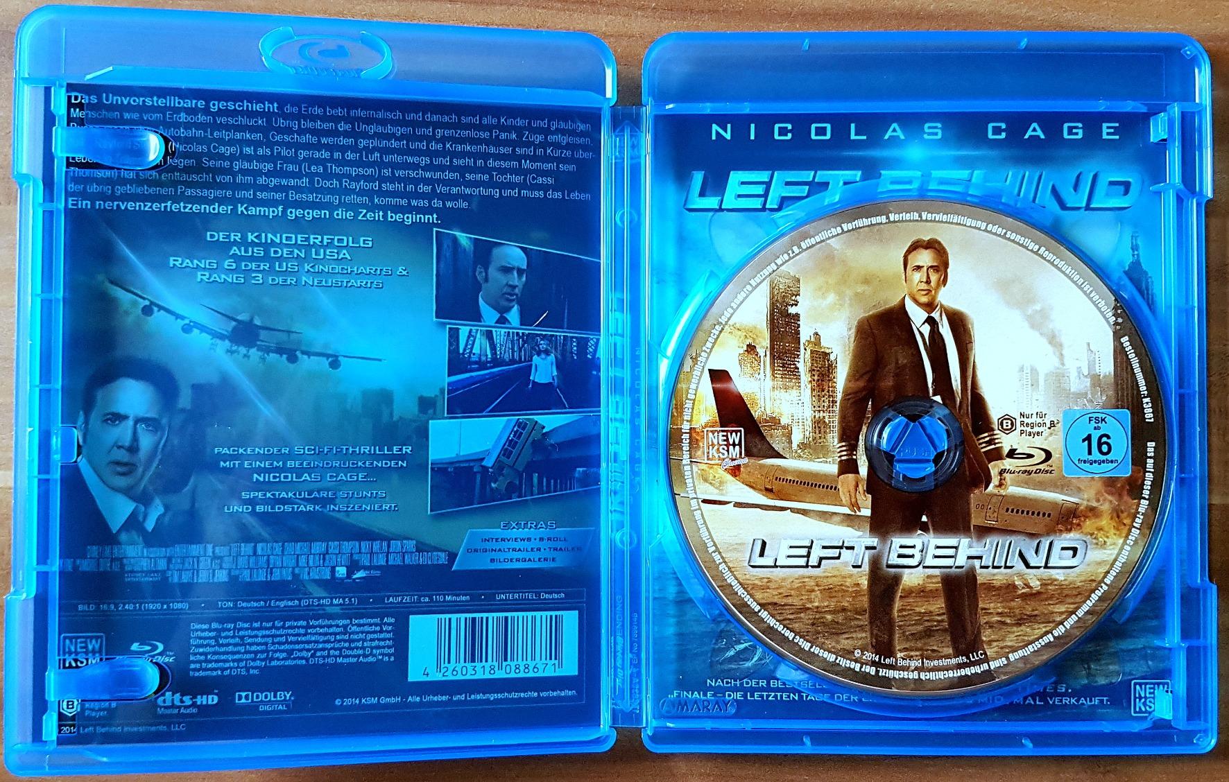 Left Behind: Amazon.de: Nicolas Cage, Chad Michael Murray, Cassi ...