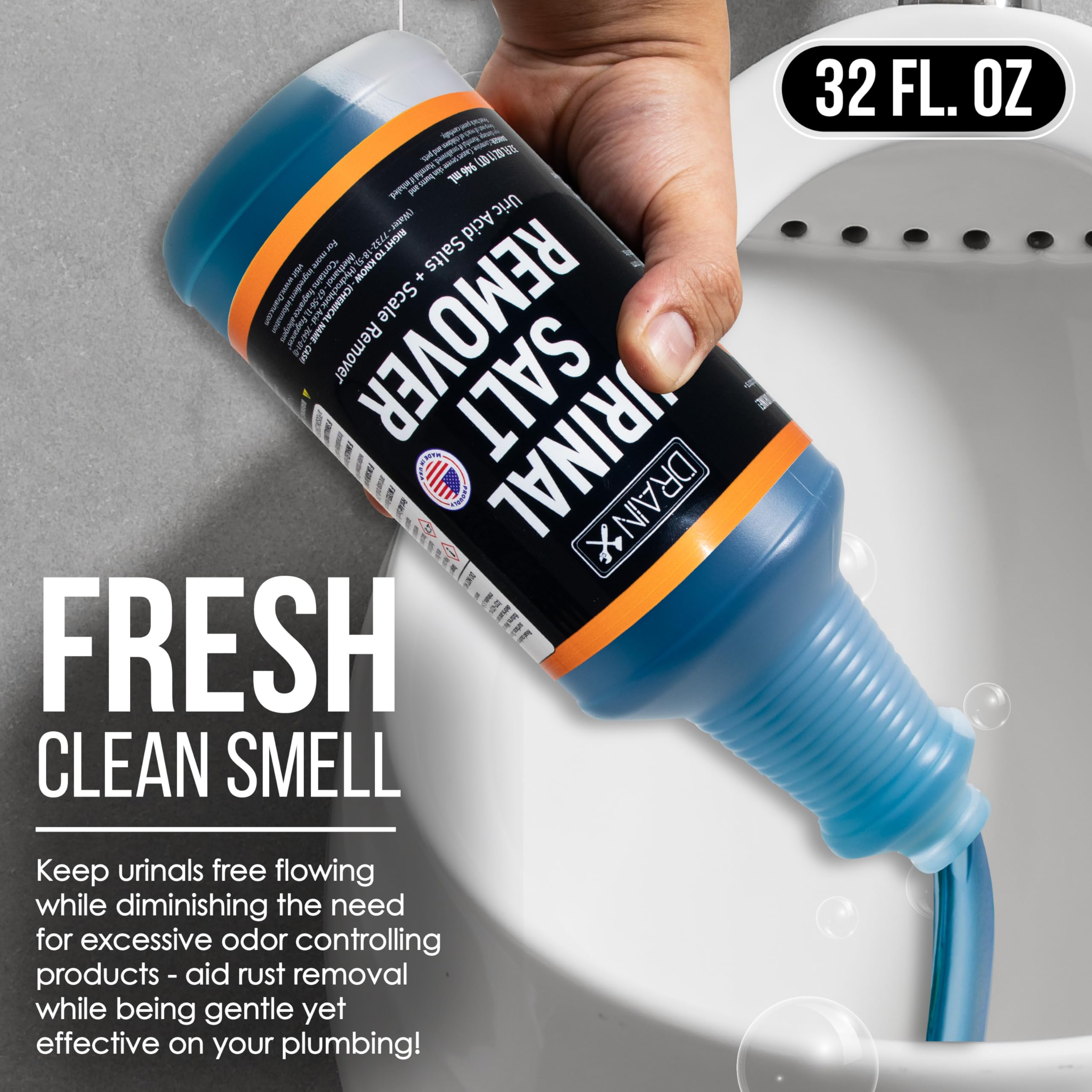 Snapklik.com : Drainx Urinal Salt, Calcium And Mineral Scale Remover