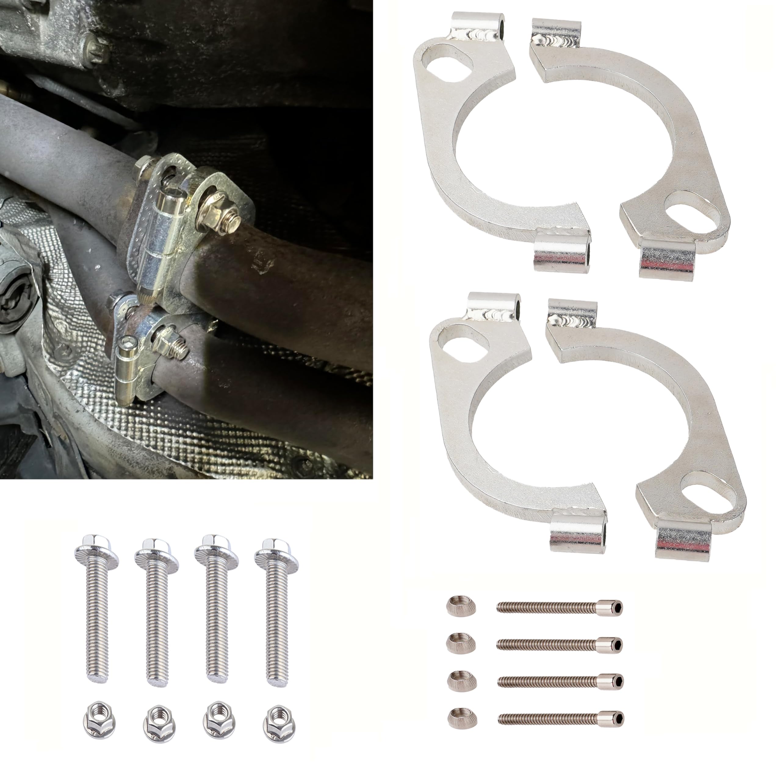 Snapklik.com : Split Flange,2 Inch Split Flange Oval Split Exhaust ...