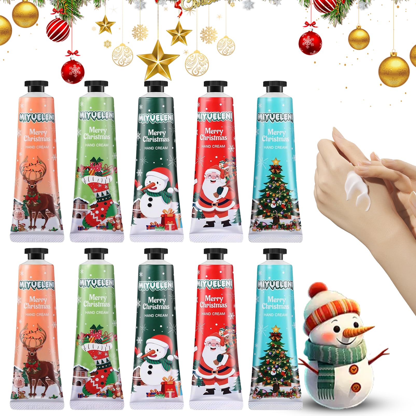 Amazon.com : Christmas Hand Cream Gift Set Hand Cream for Women, Mini ...