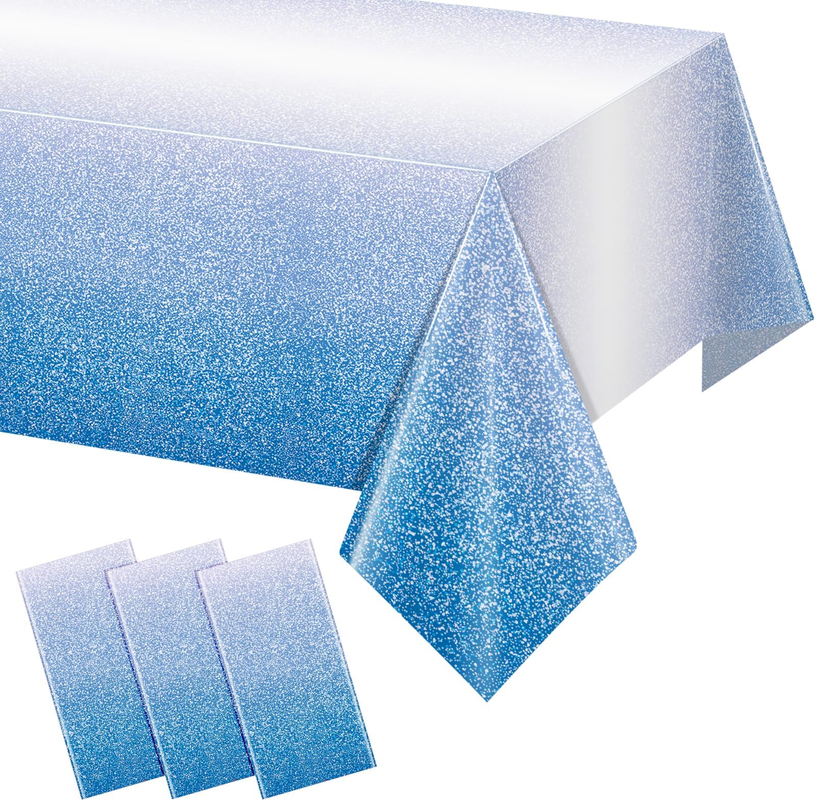 Amazon.com: Juvale 3 Pack Plastic Royal Blue Tablecloth for Parties ...
