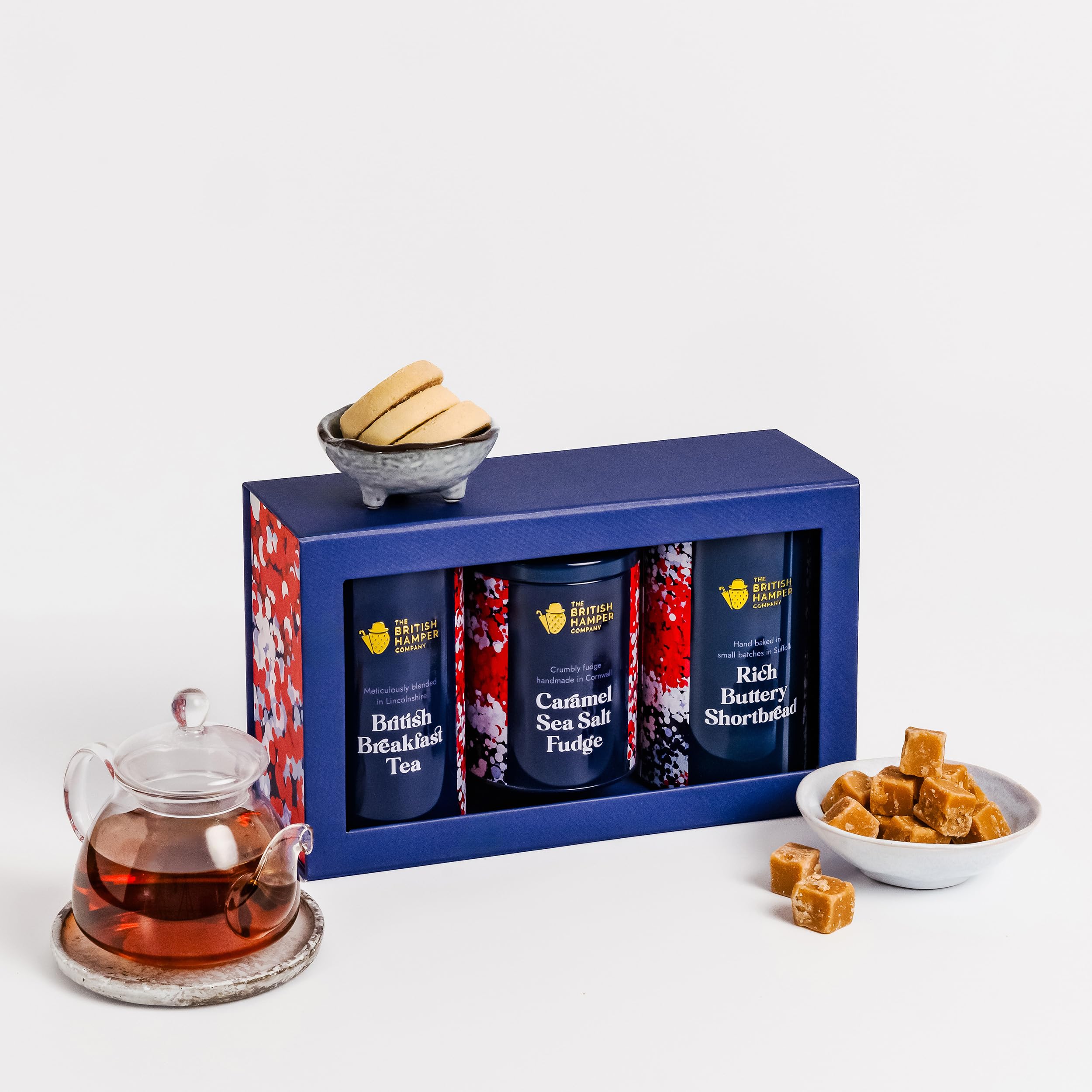 The British Hamper Company Artisan Tea & Biscuits Gift Set – Gourmet ...