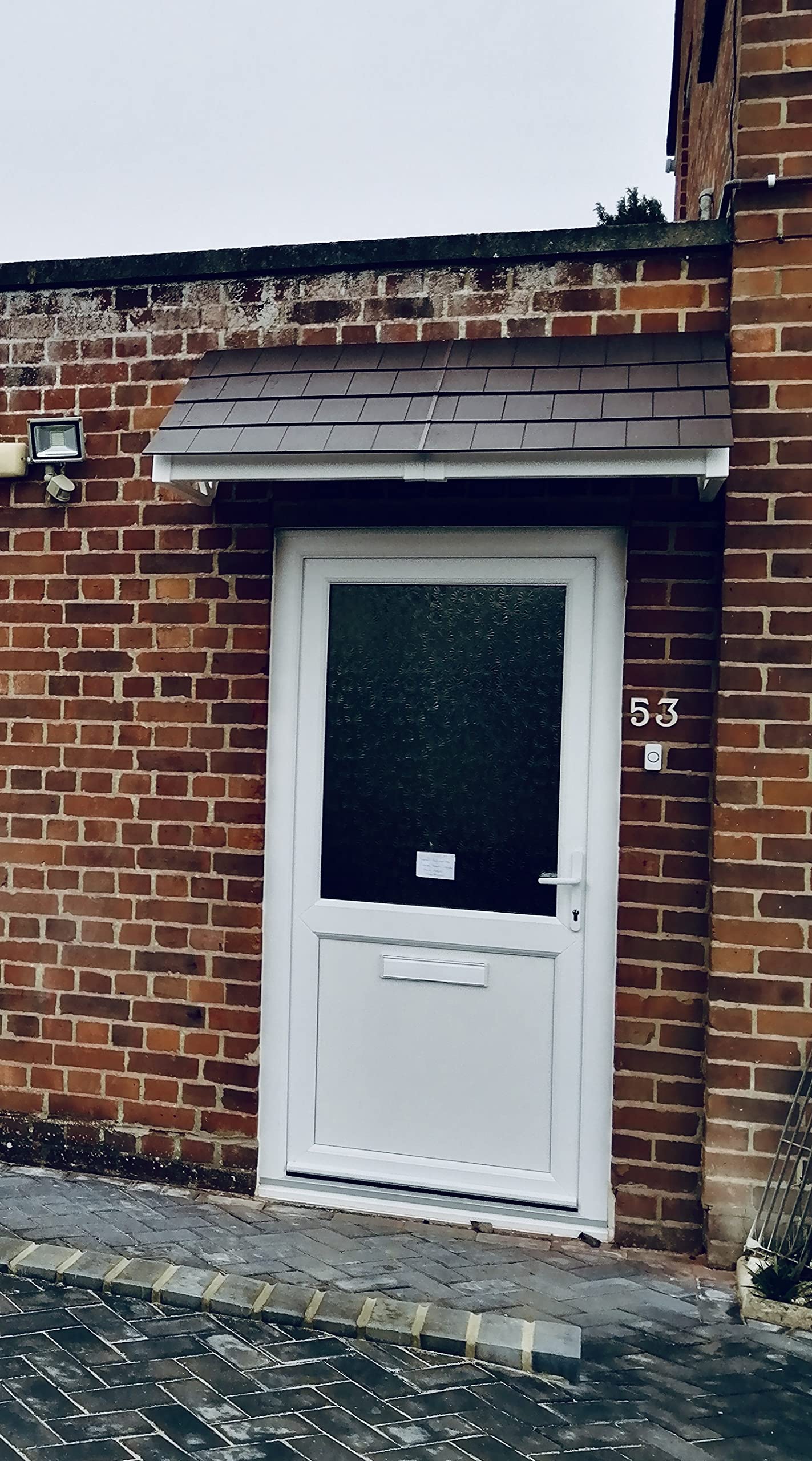 Cosgrove Lean-To Door Canopy from UK Canopies - Made from UV-Stabilised ...