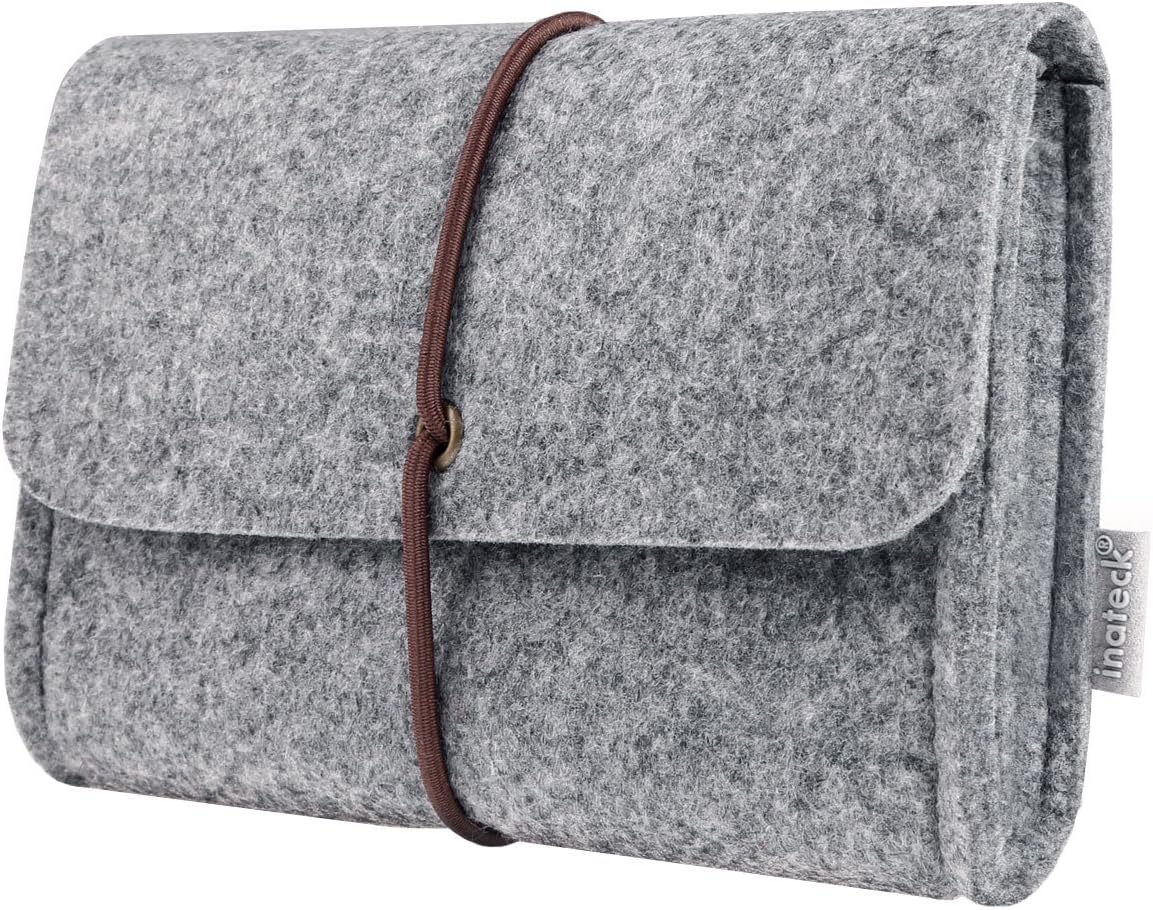 Amazon.com: Inateck Felt Storage Pouch Bag Case for Accessory (Mouse ...