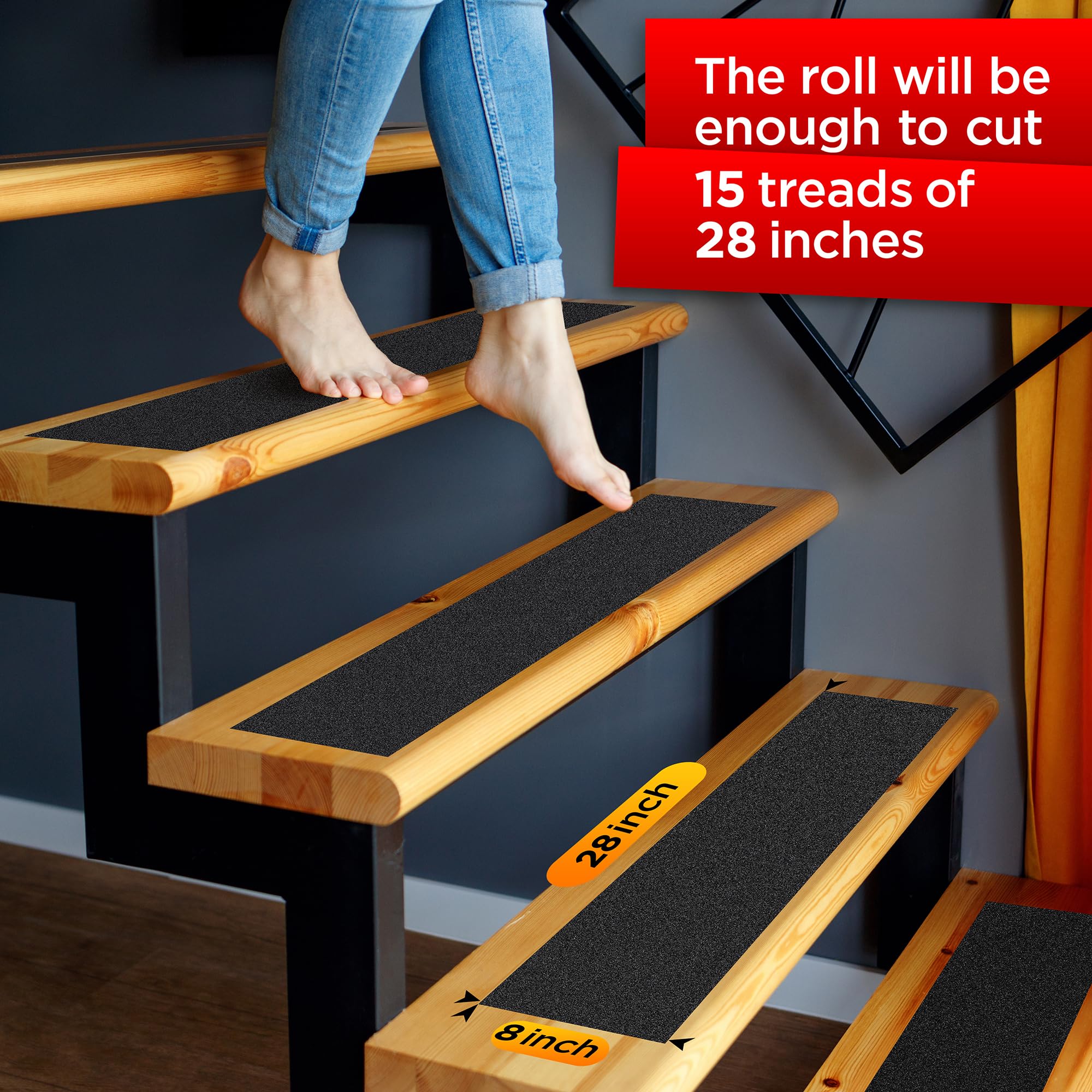 Snapklik.com : Grip Tape - Heavy Duty Anti Slip Tape For Stairs Outdoor ...