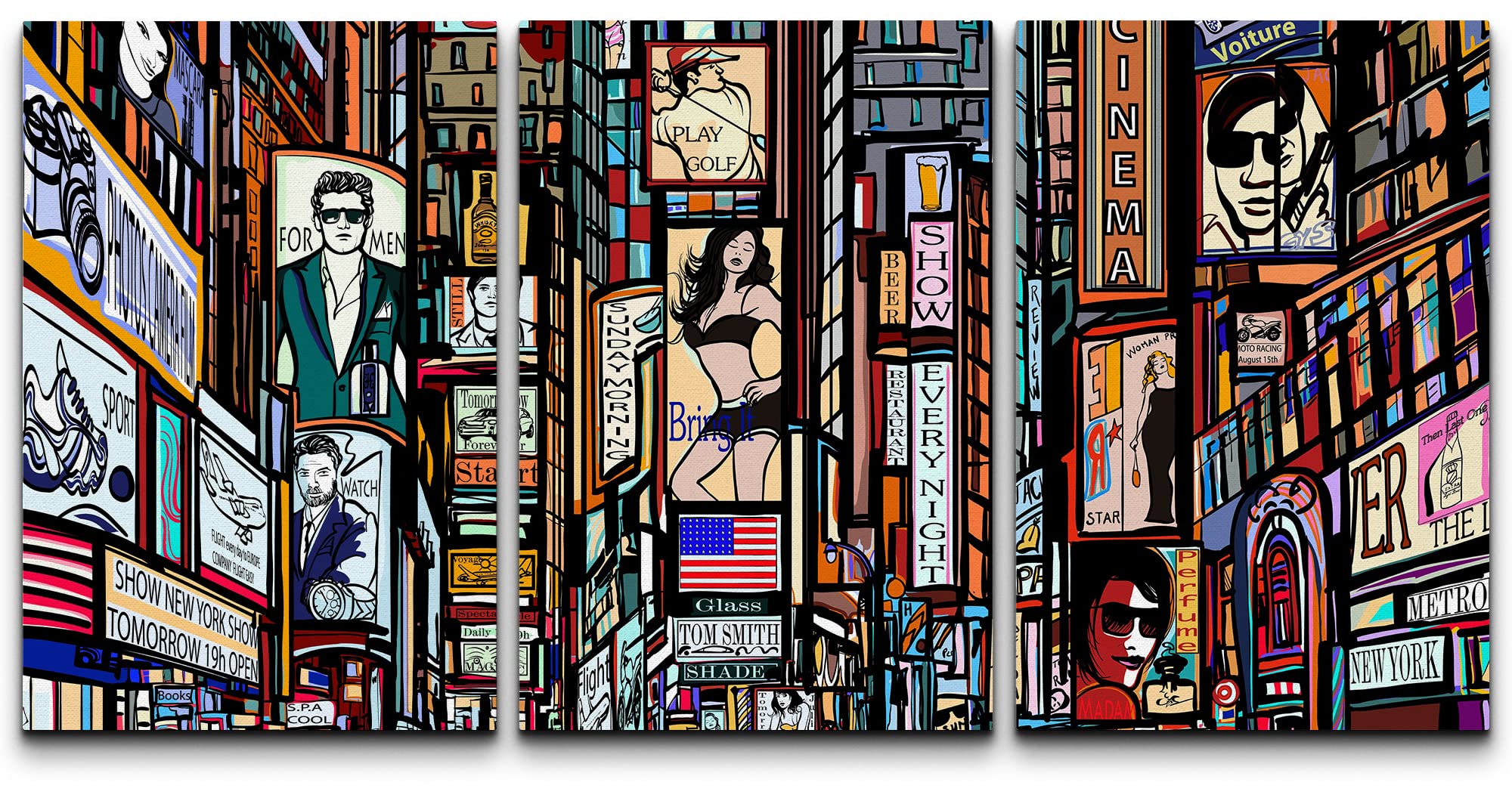 Comic Book City Art