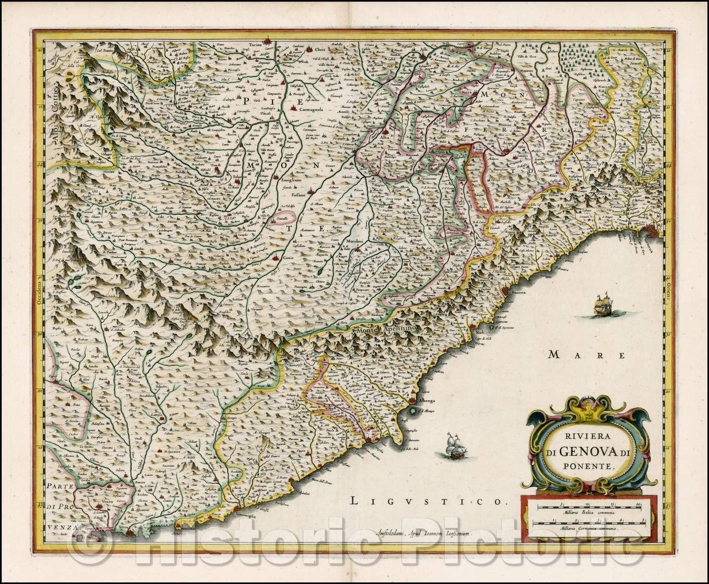Mapa De La Riviera Italiana Road Map Liguria: Italian Riviera,