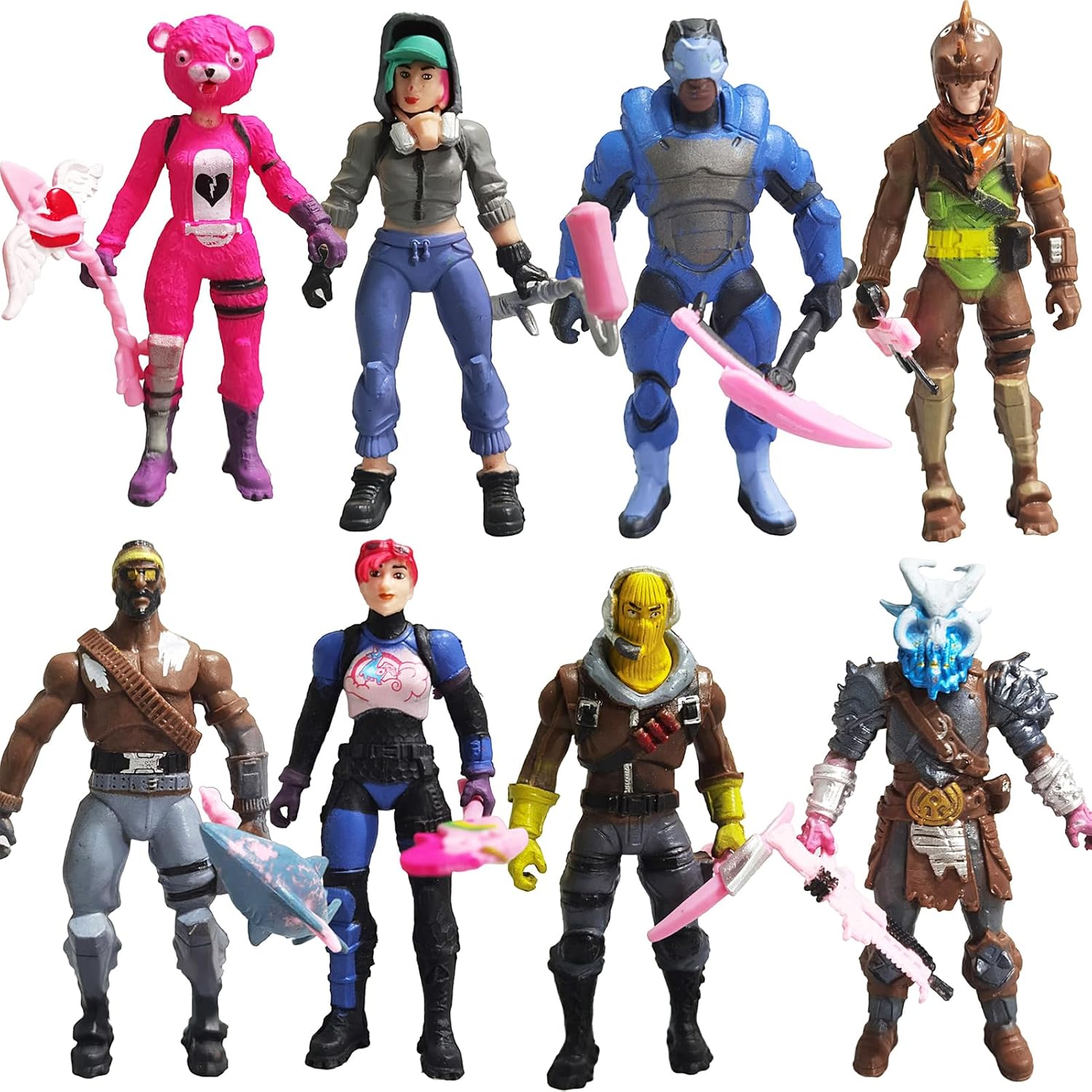 Winuoyang Kids' Play Action Figures, 8 Pack Legendary Series Squad Mode ...