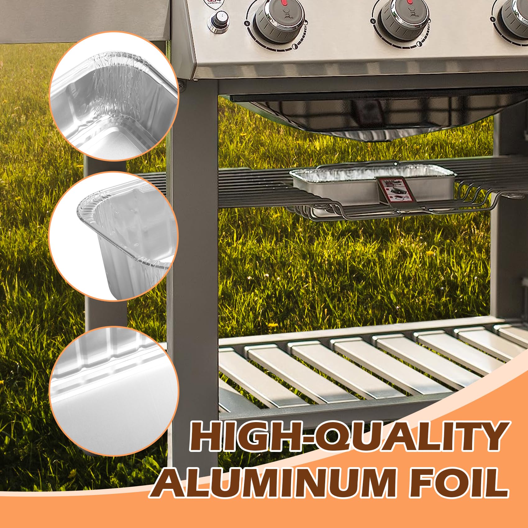 Snapklik.com : 6498 Drip Pan Liners For Weber SmokeFire EX4/EX6/EPX6 ...