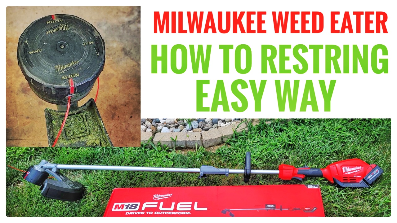 Watch HOW TO RESTRING Milwaukee M18 String Trimmer the Easy Way! on ...