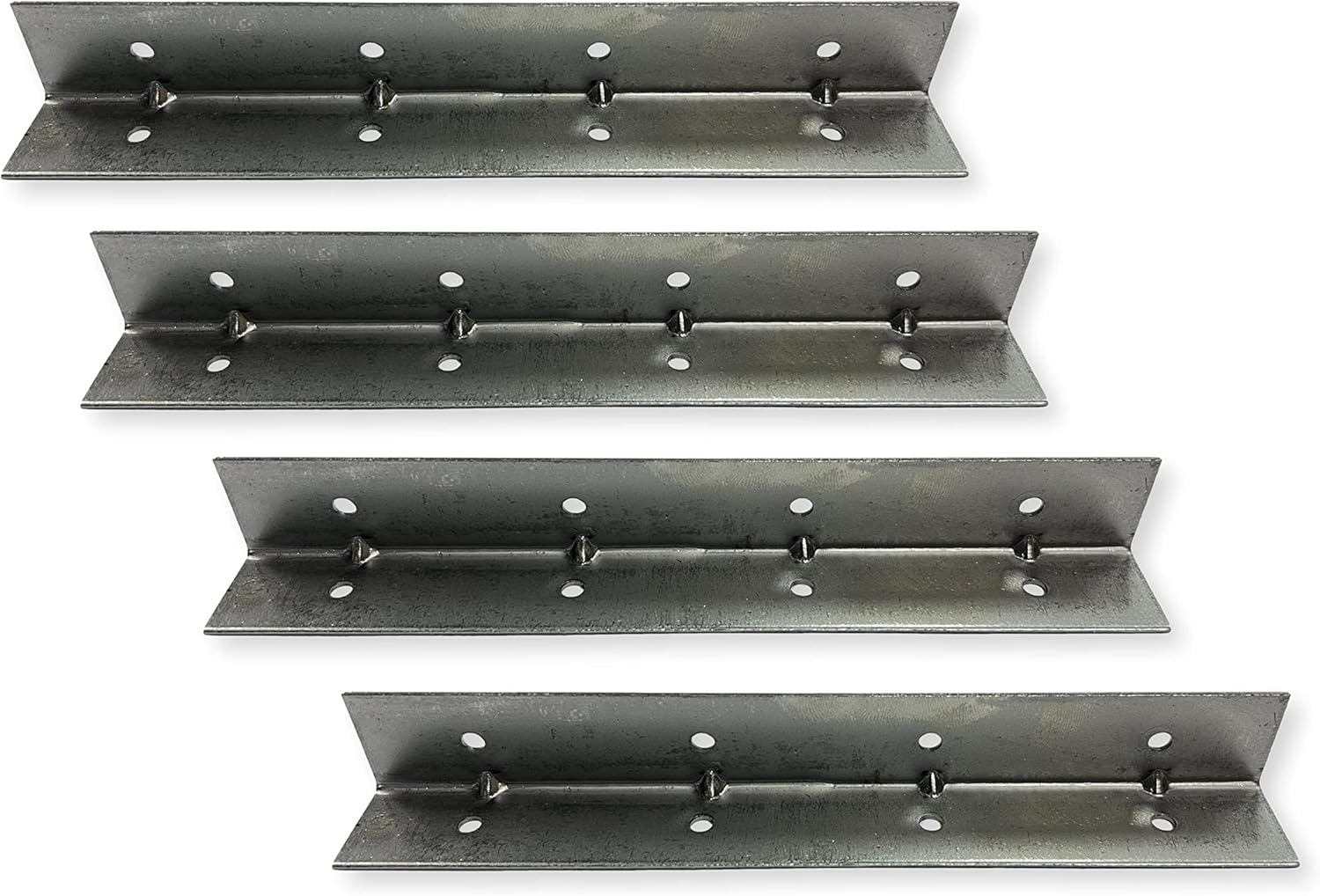 Amazon.com: 8" Long Brace Corner Steel Bracket 90 Degree Light Duty ...