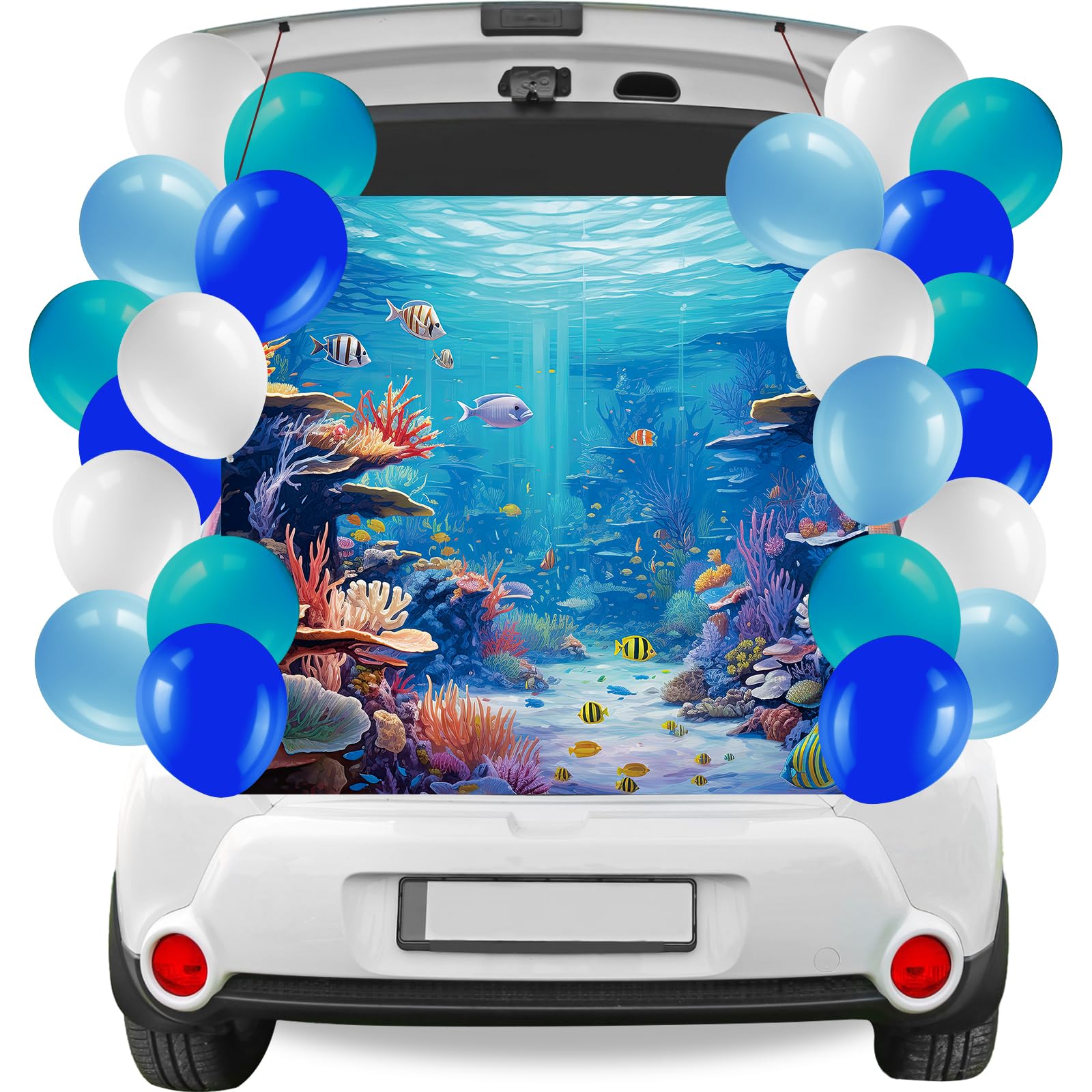 Amazon.com: Panelee Halloween Undersea Trunk or Treat Car Decoration ...