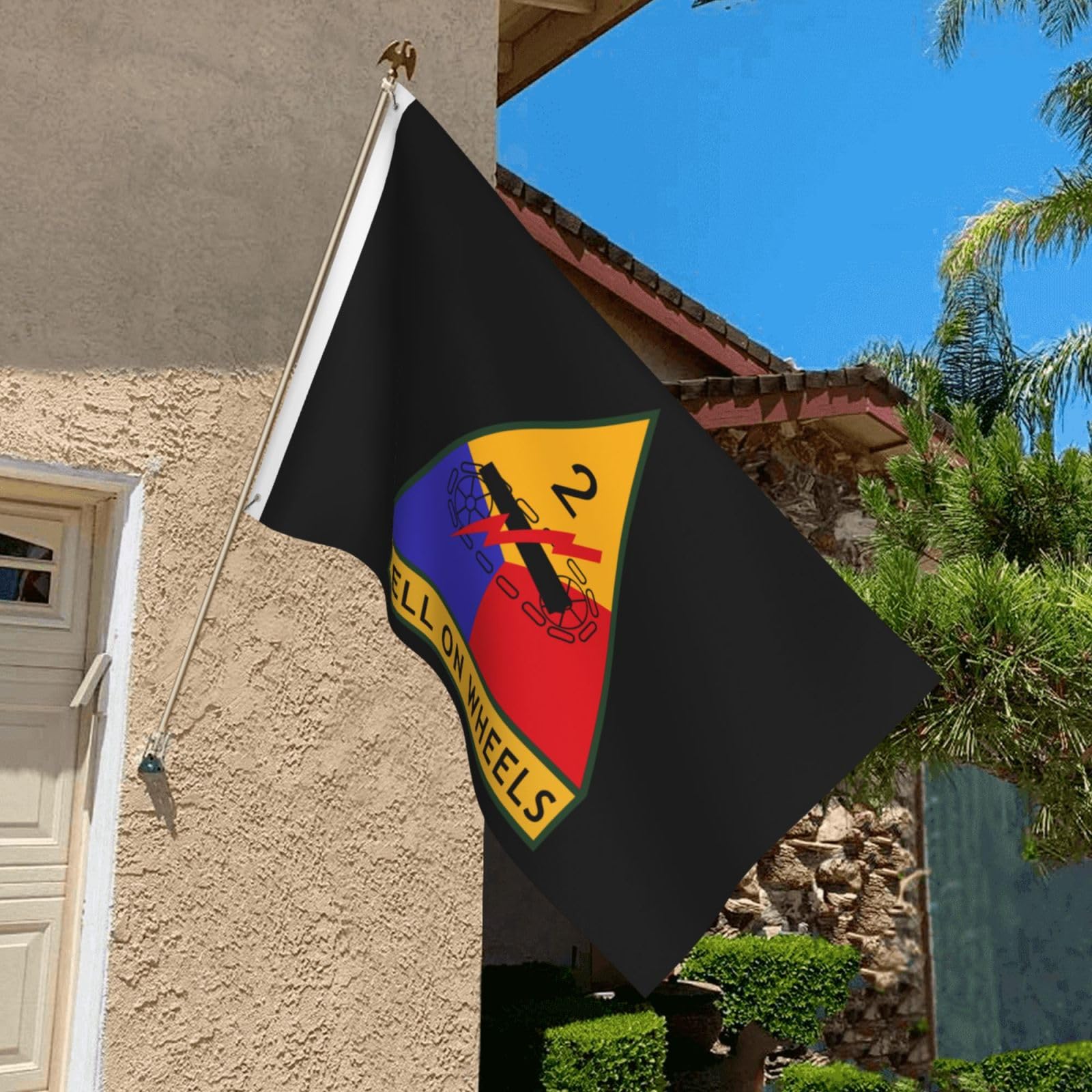 Embroidered 2nd Armored Division Flag 2nd Armoured Division Badge As