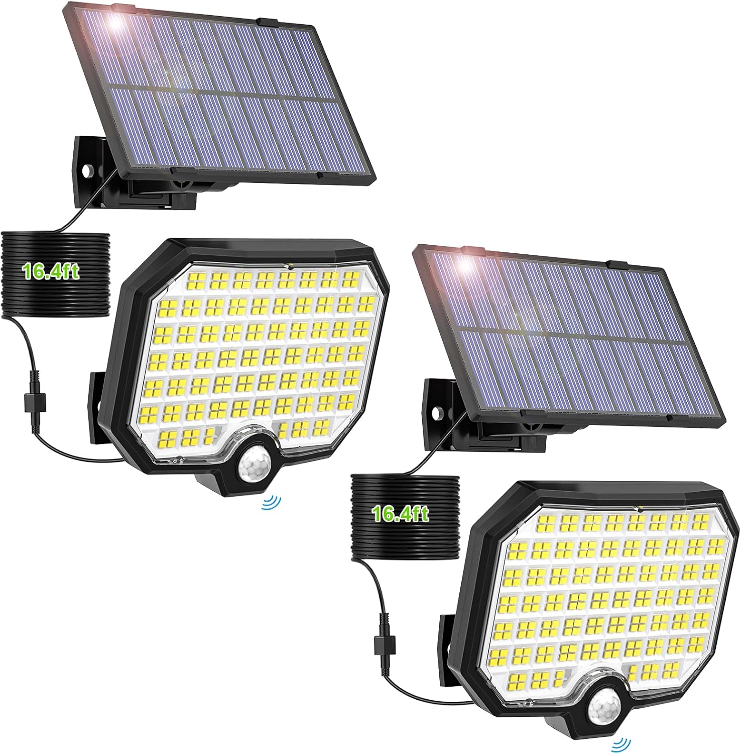 Solar Lights Outdoor, 252 LED Solar Security Lights Outdoor Motion ...