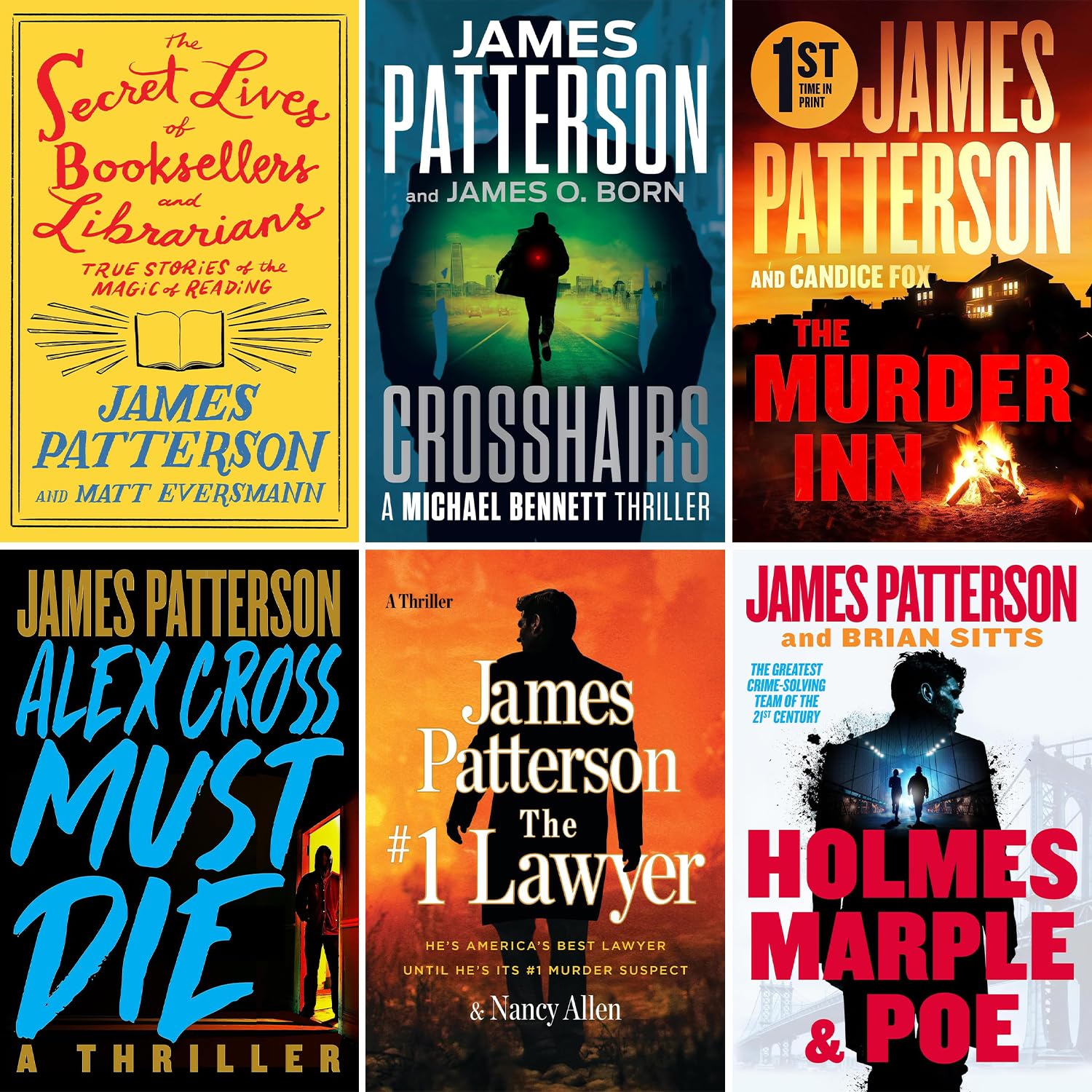 The Best-Selling Series, 6 Books Collection Set by James Patterson ...