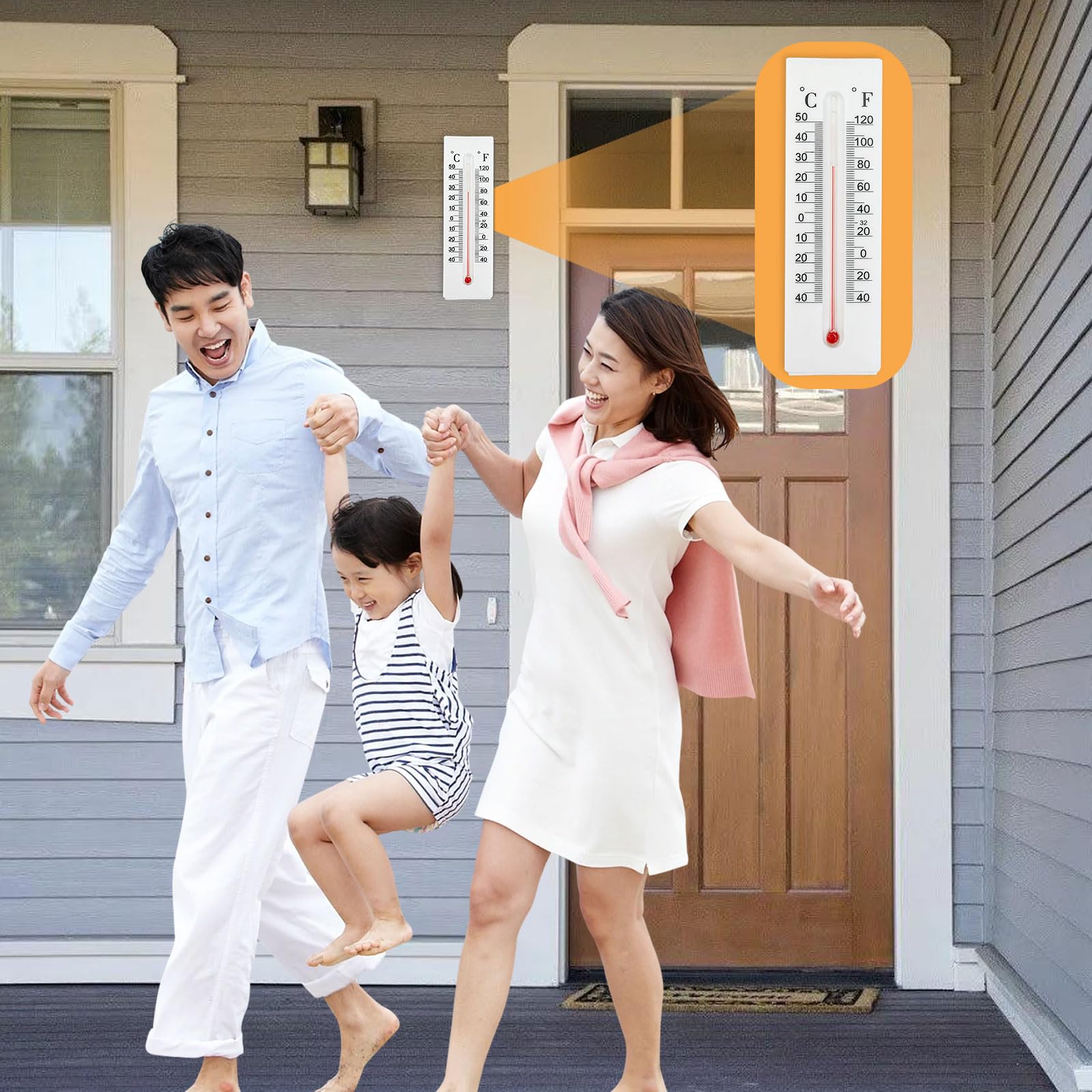Snapklik.com : Key Cabinet Outdoor, Key Lock Box, Thermometer ...