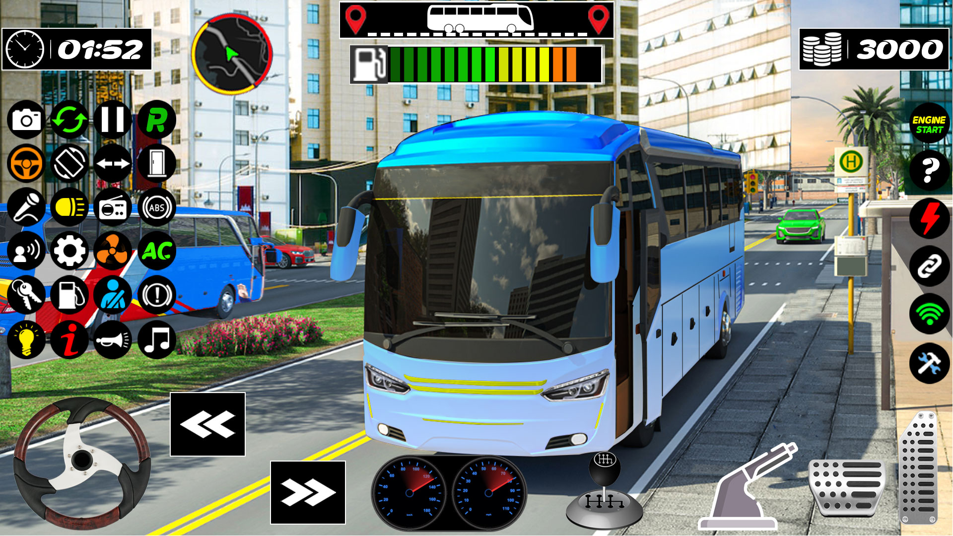 Coach Bus Simulator: Bus Game Bus Simulator : Coach Hill Driving Game ...
