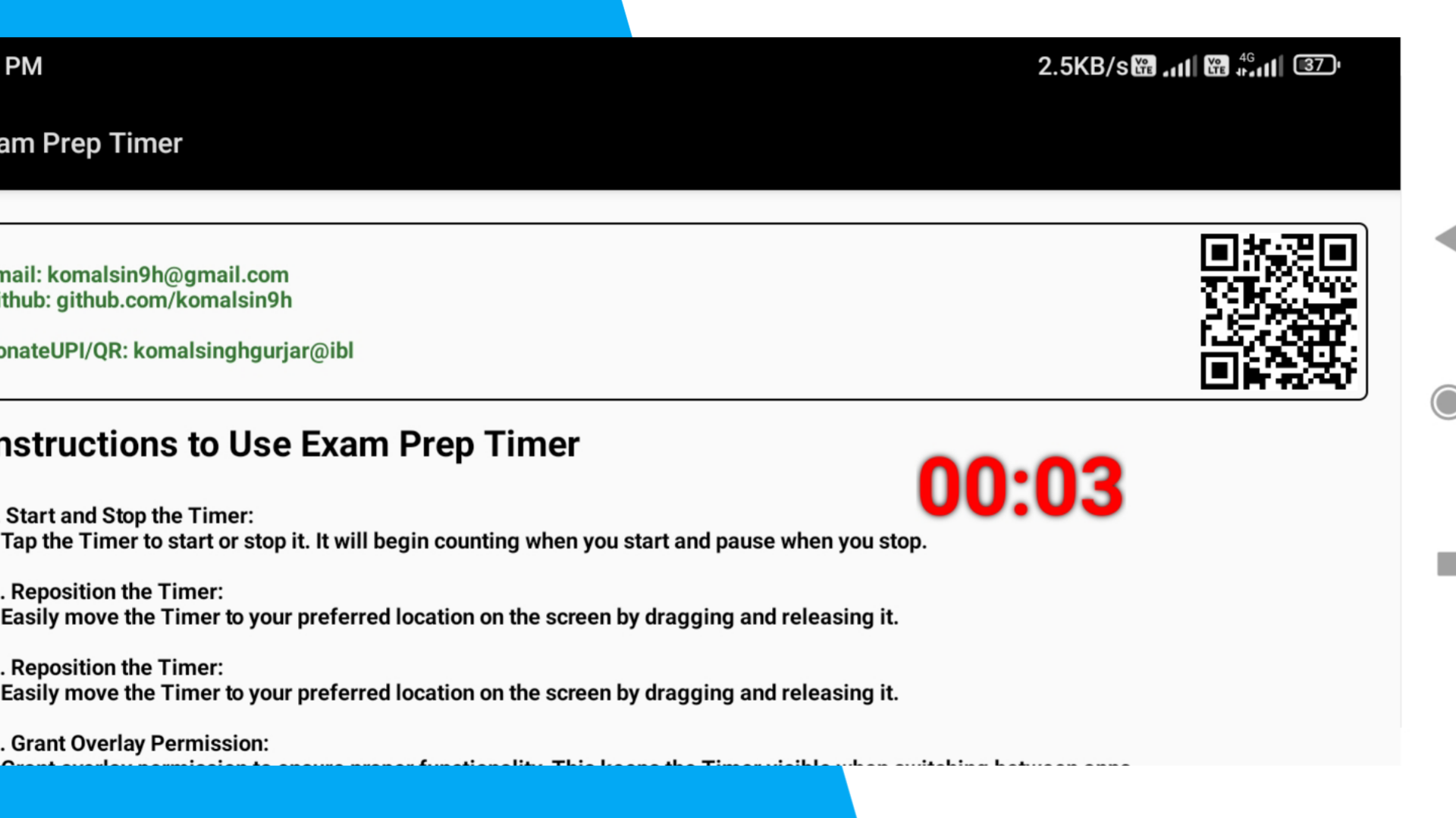 Floating Timer - App on Amazon Appstore
