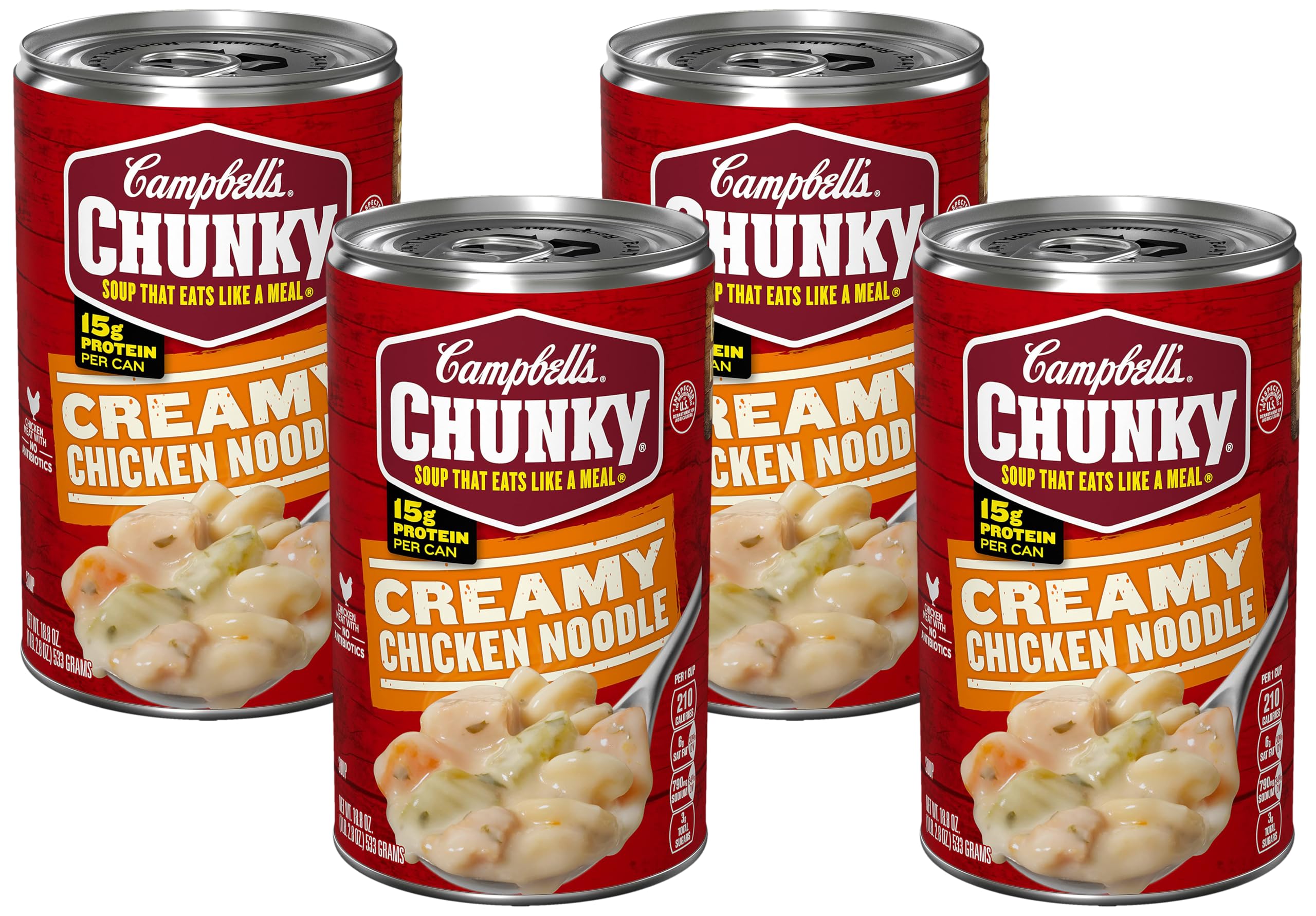 Amazon.com : Campbell's Chunky Soup, Creamy Chicken Noodle Soup, 18.8 ...