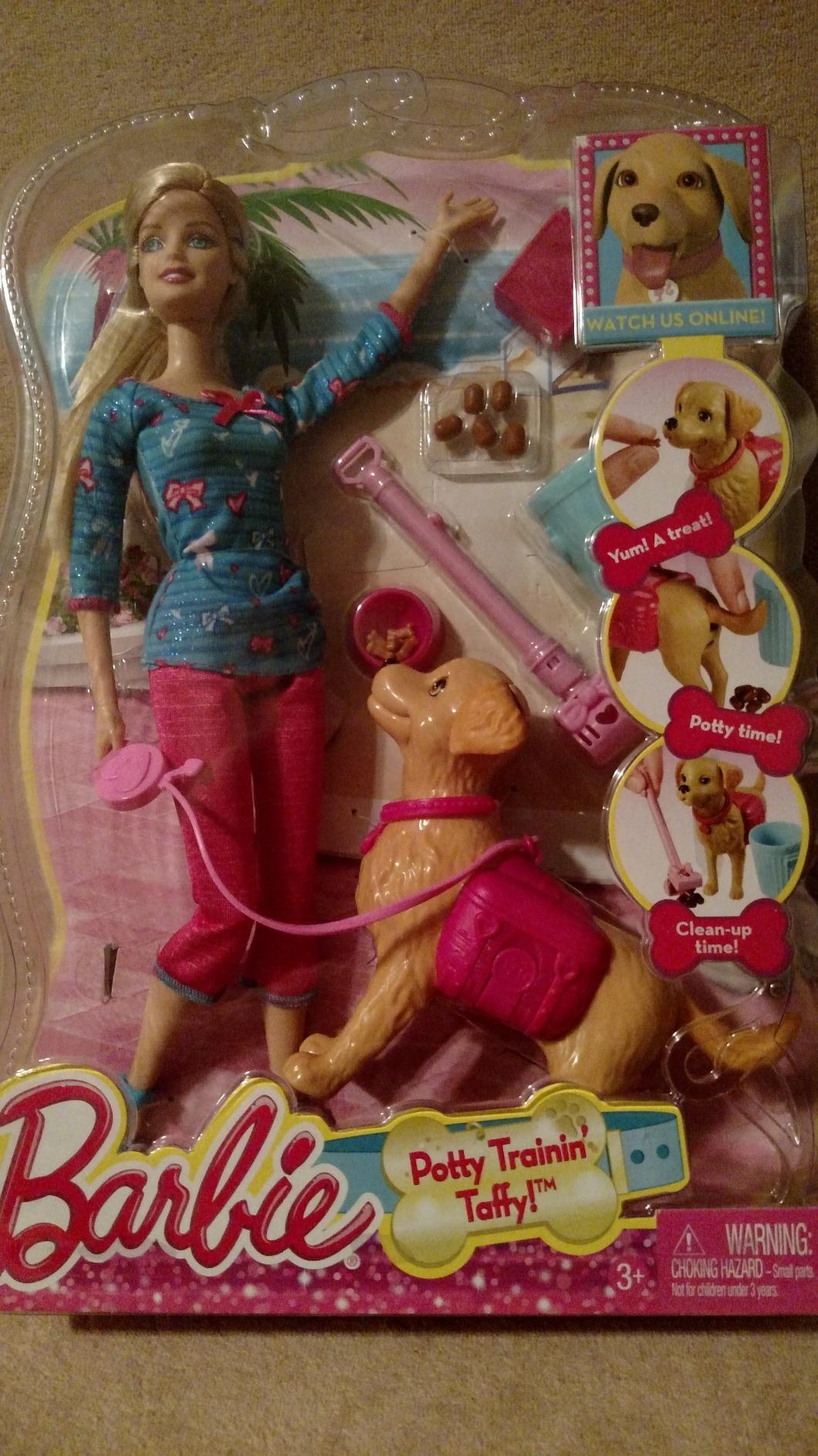 Amazon.com: Barbie Potty Training Taffy Doll and Pet : Toys & Games