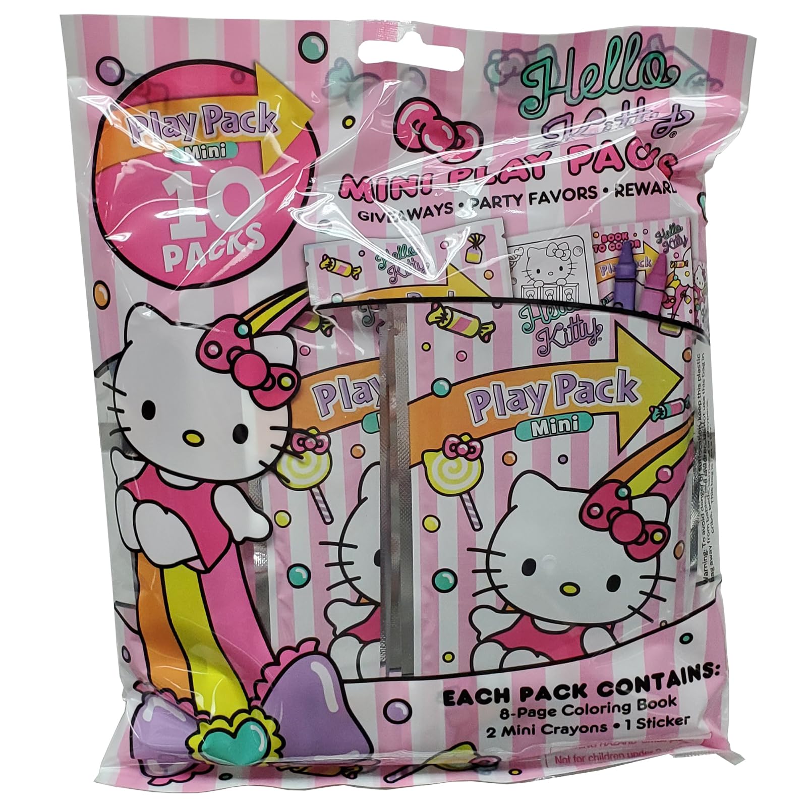 Snapklik.com : Bendon Hello Kitty Play Packs Hello Kitty Party Favors ...