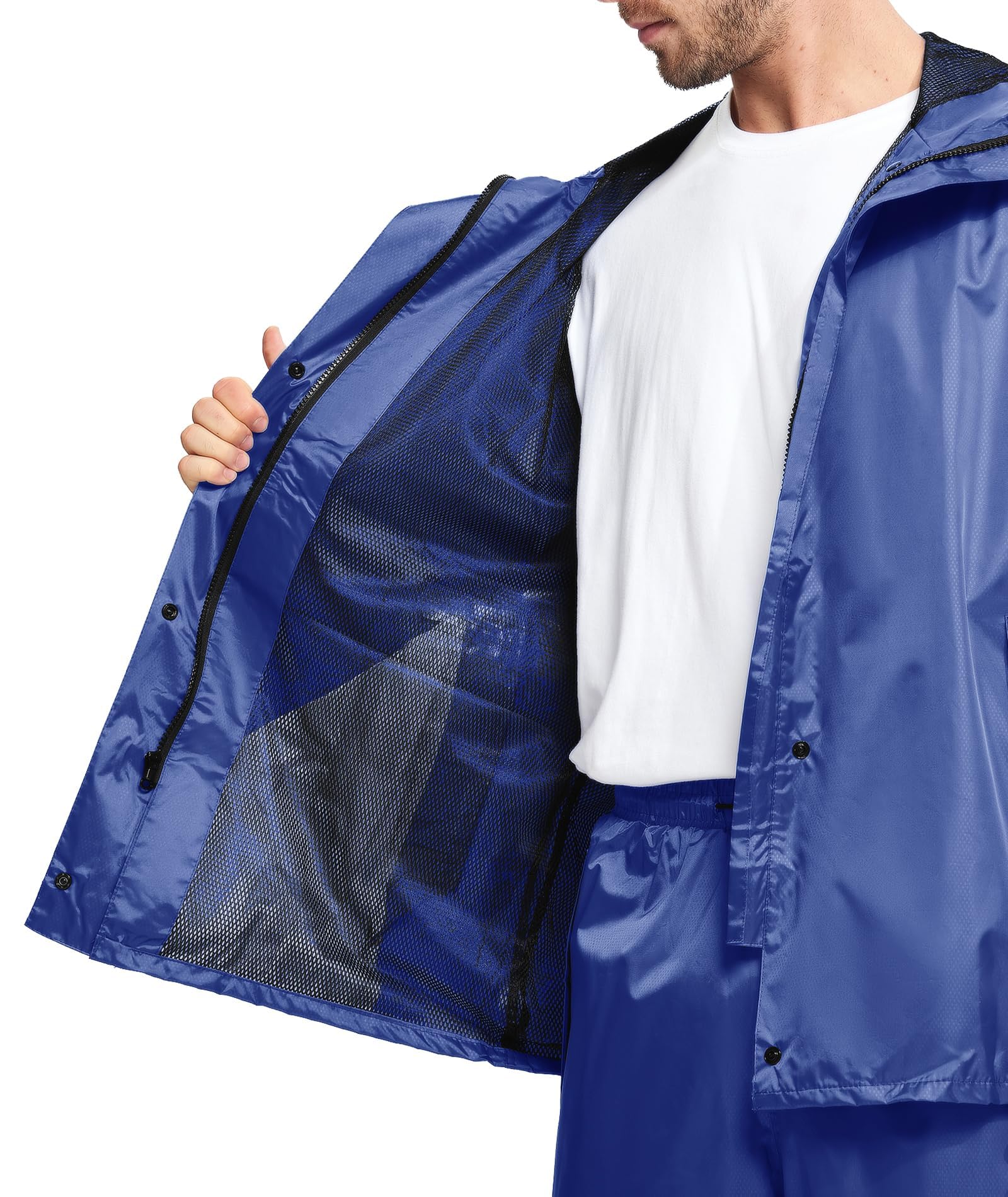 Snapklik.com : SWISSWELL Mens Overalls Rain Suit Waterproof Lightweight ...