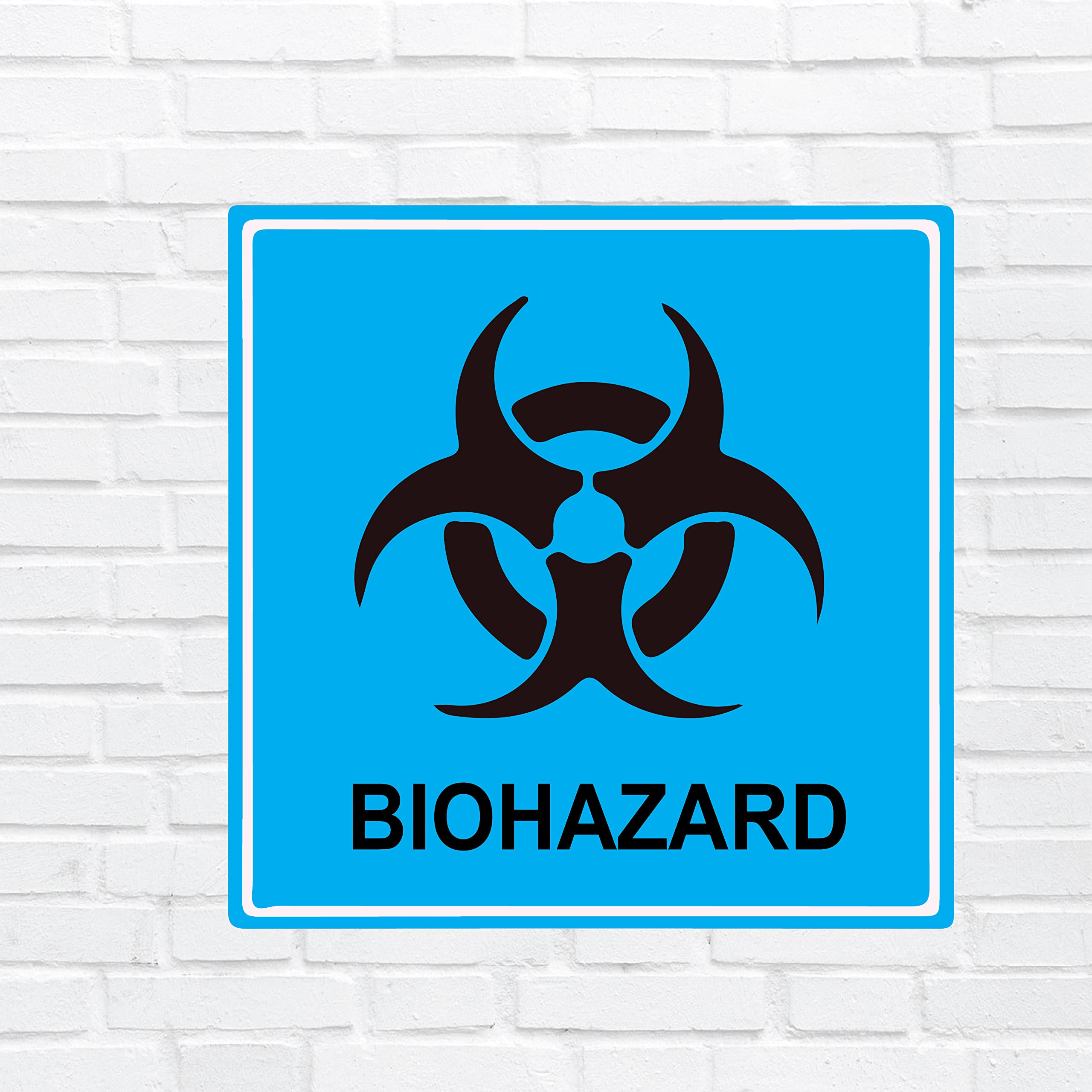 Blue Biohazard Logo