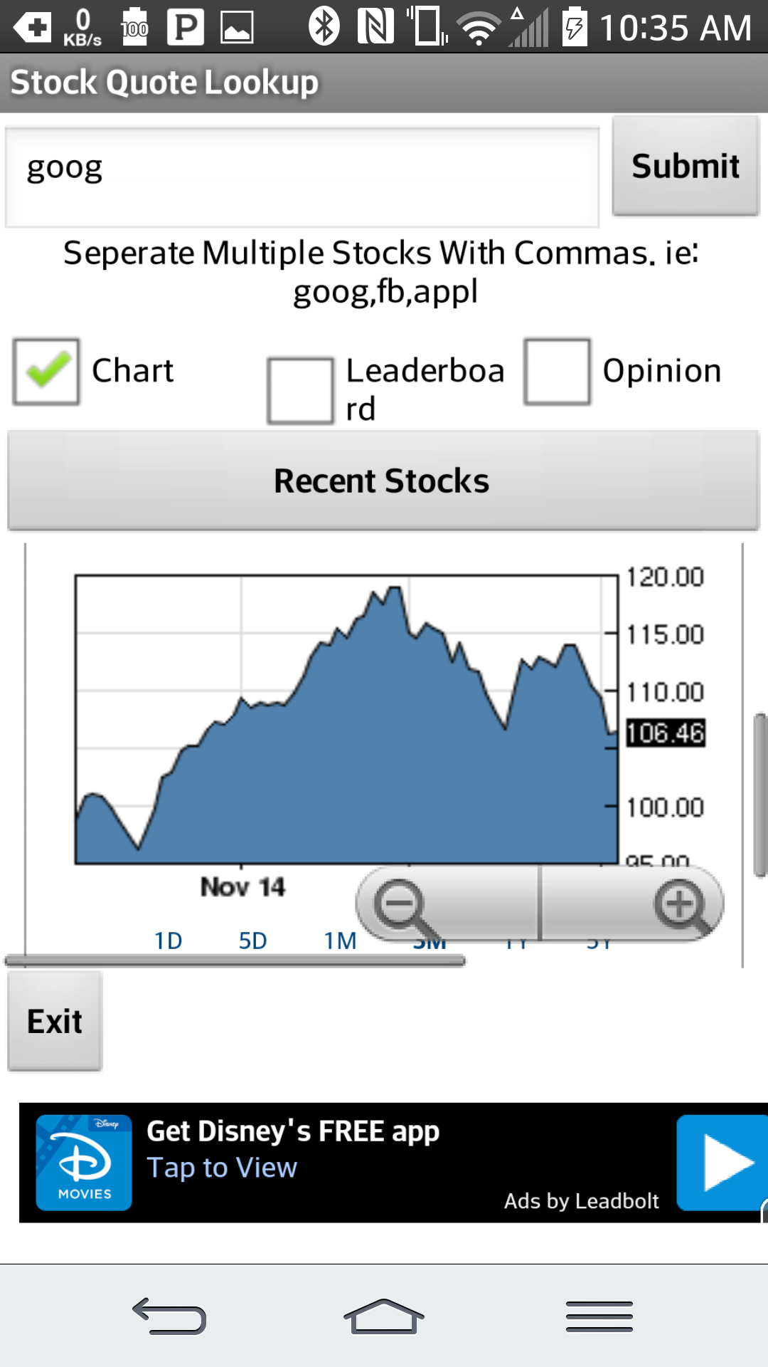 Stock Quote Lookup - App on Amazon Appstore