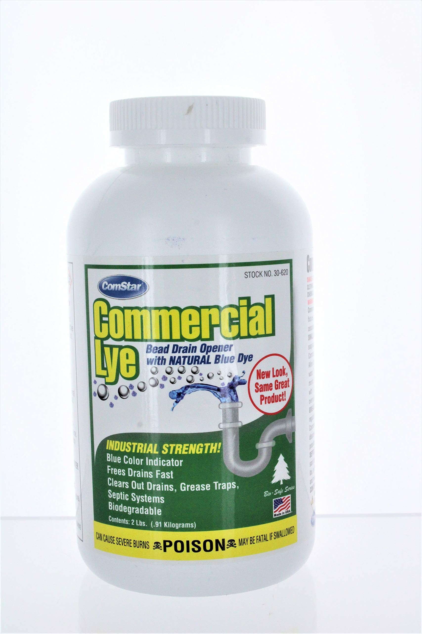 Amazon.com: Comstar 30-620 "Pure Lye Crystal Drain Opener, 2Lb : Health ...