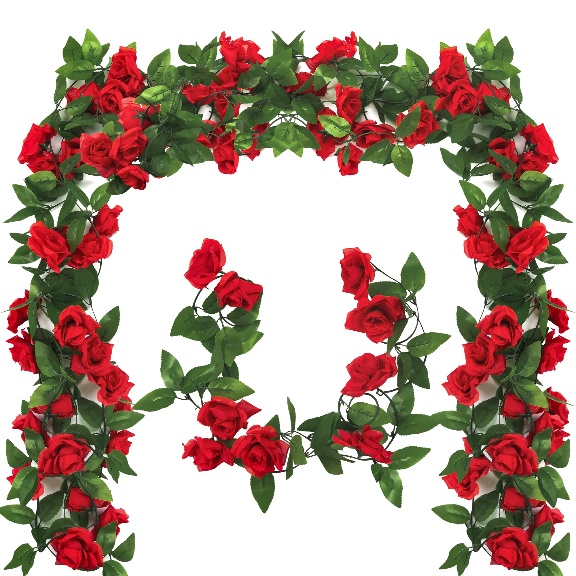 Snapklik.com : Roses Decorations, 6 Pack 7.5FT Roses Party Supplies ...