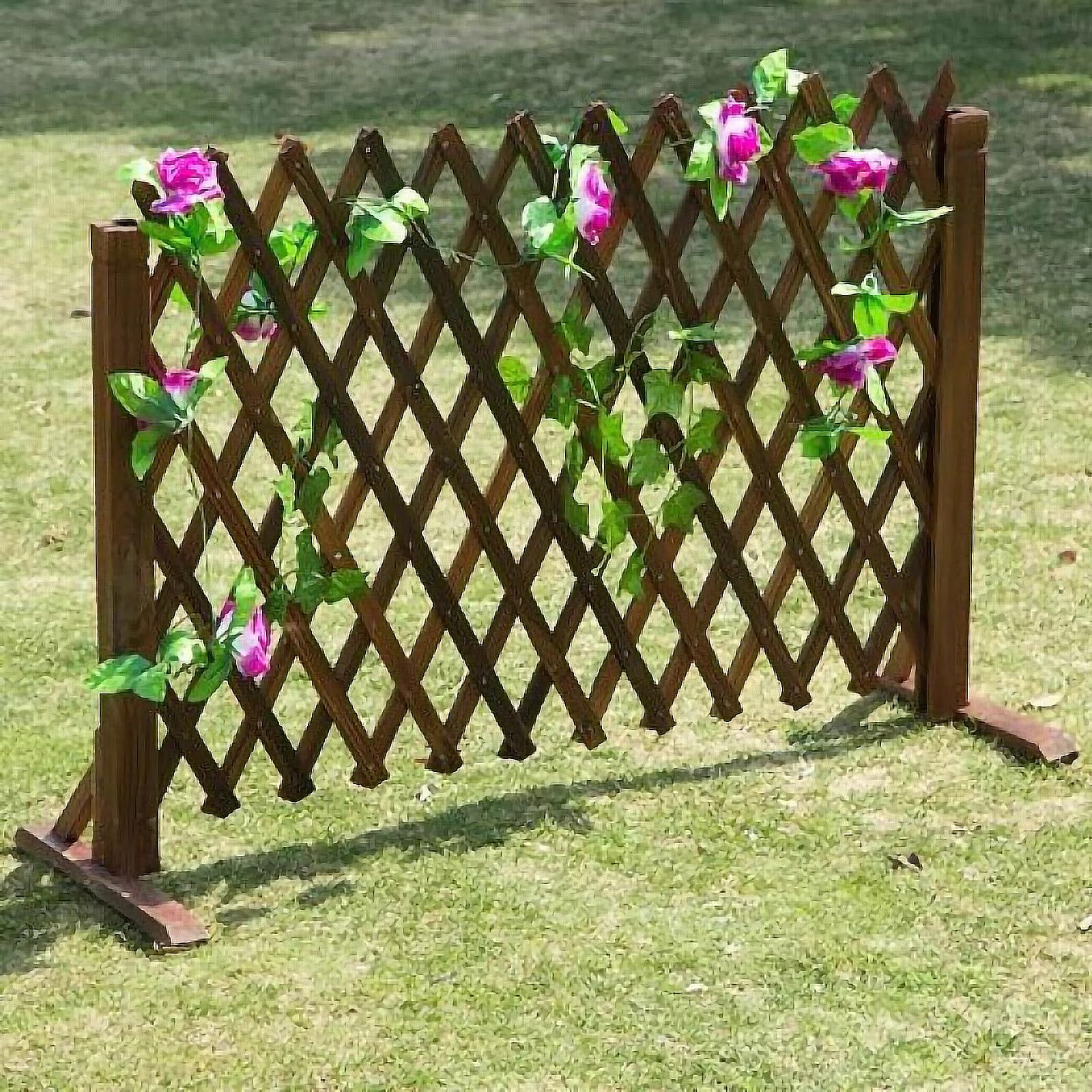 Portable Wooden Outdoor Fencing Outdoor Wood Single Fence Gate Panel
