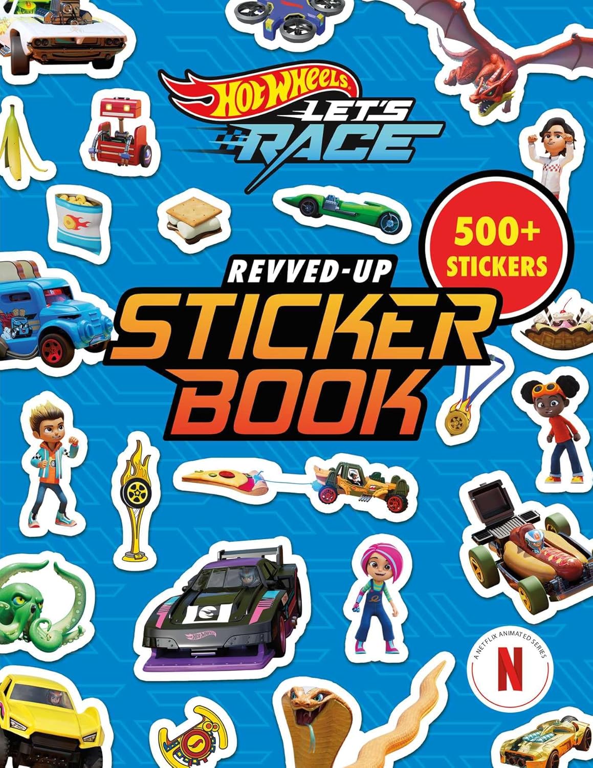 Hot Wheels Let's Race: Revved-Up Sticker Book : Zuravicky, Orli, Mattel ...