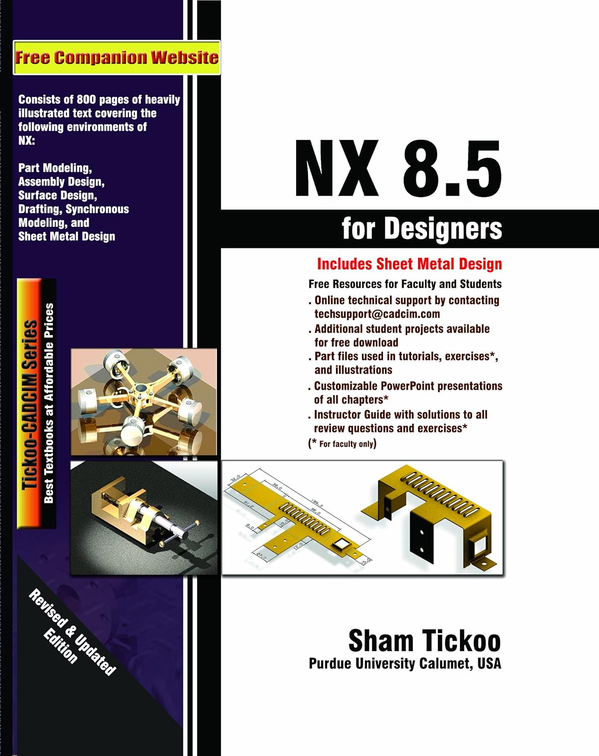 NX 8.5 for Designers: Prof. Sham Tickoo Purdue Univ., CADCIM Technologies: 9781936646241: Amazon ...