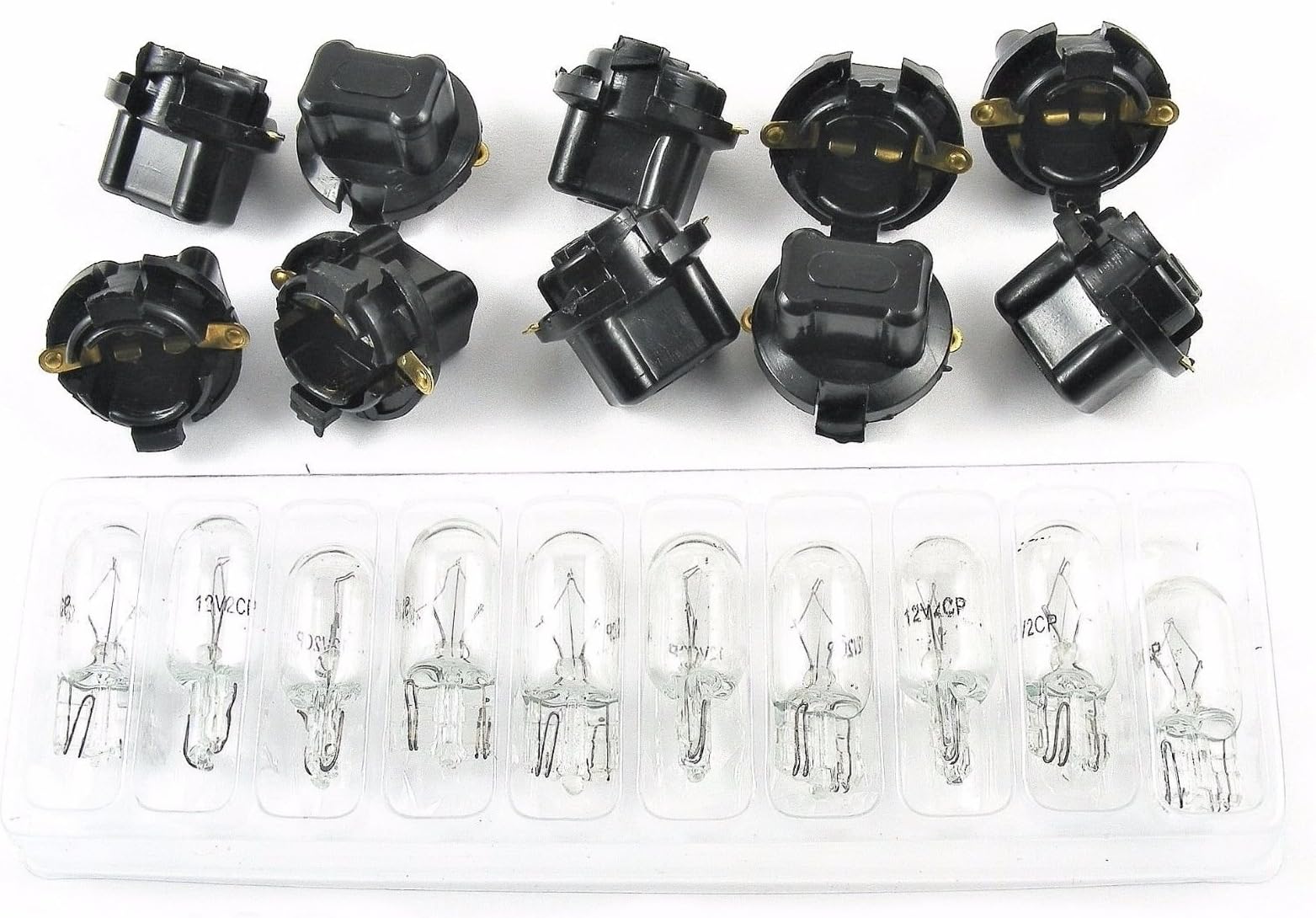 Amazon.com: Retro-Motive Dash Light Sockets & #194 Bulbs- Fits 5/8 ...