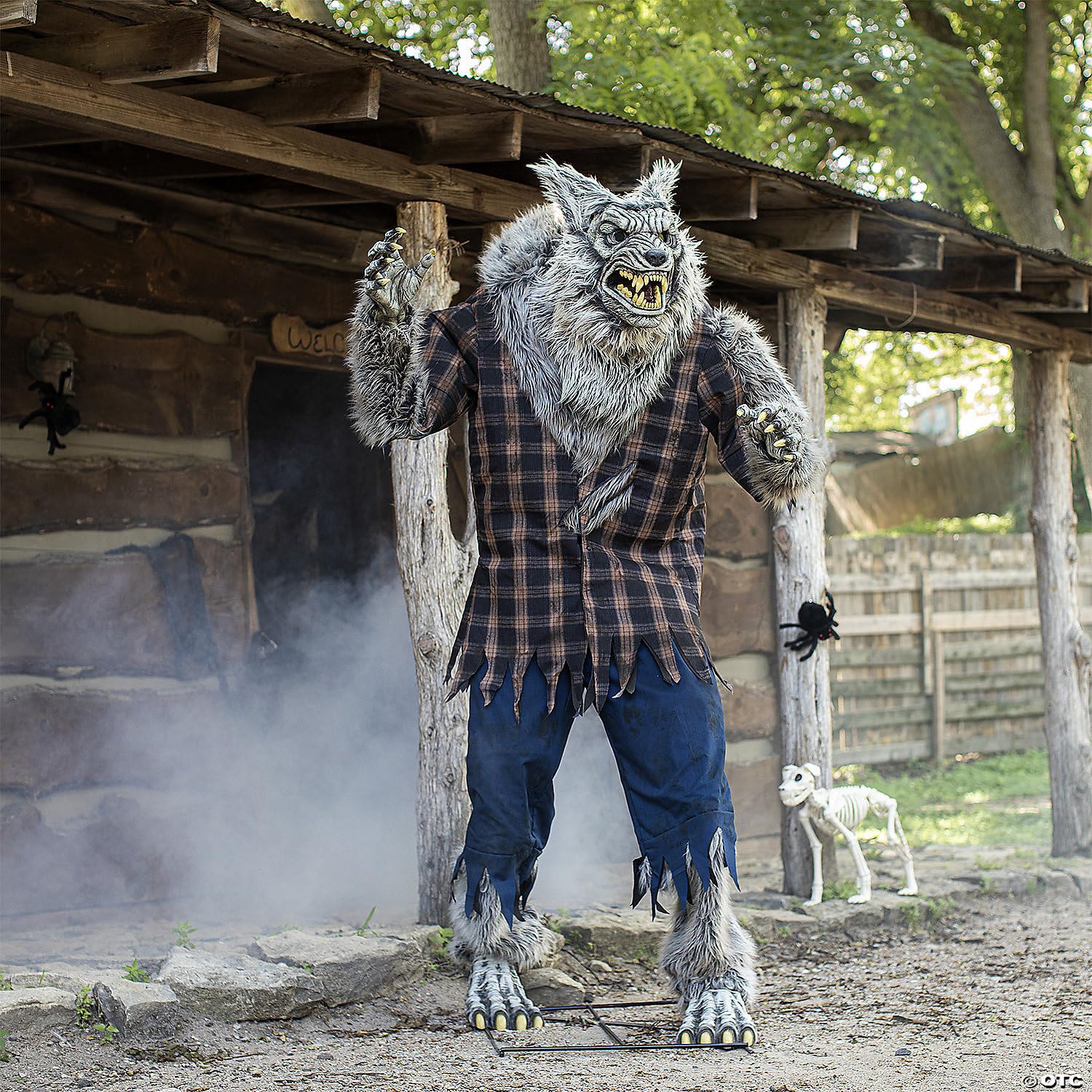 Amazon.com: Animated Hulking Werewolf Wolf Creature Monster Halloween ...