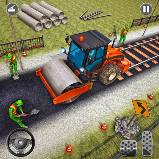 Train Track Construction Truck Simulator Station Builder Game - App on ...