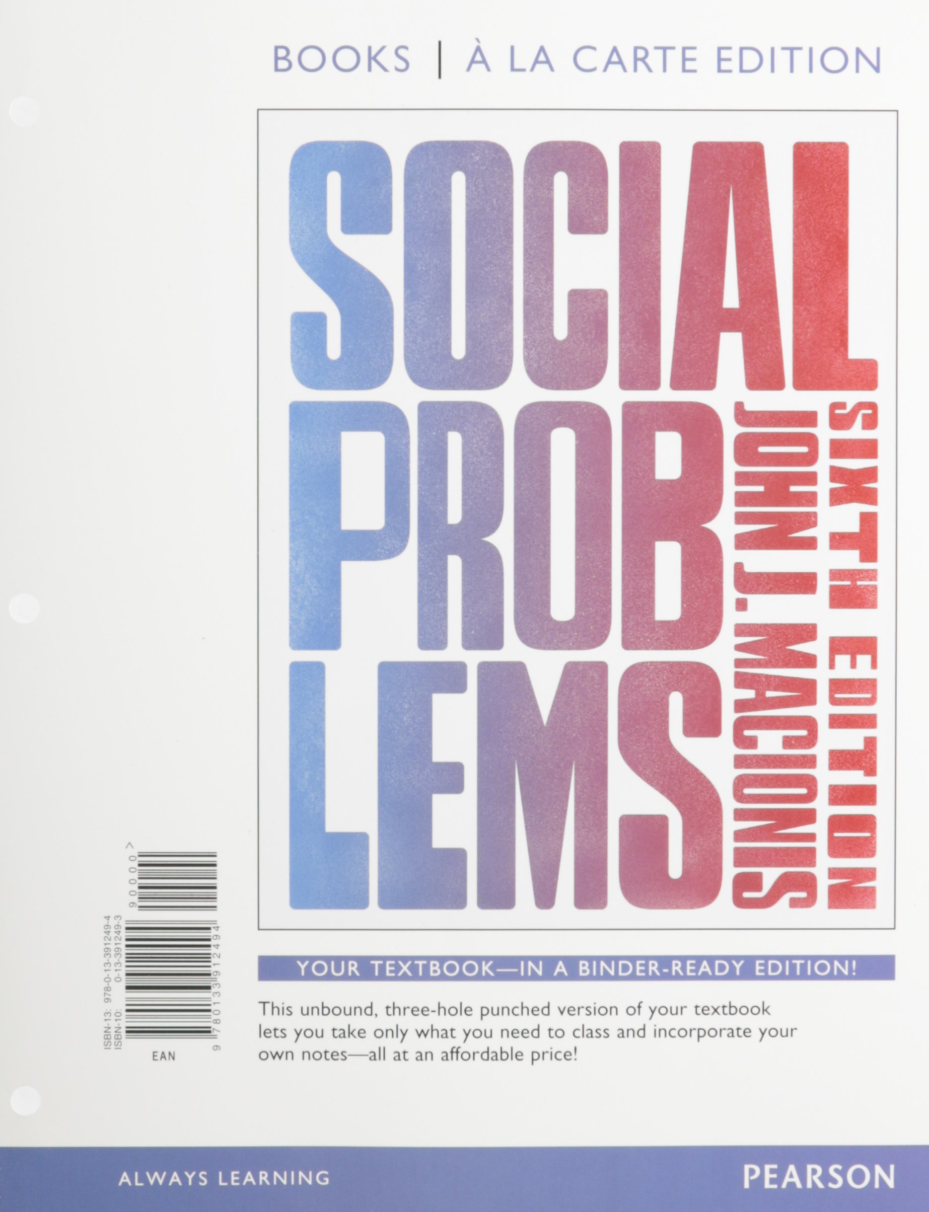 Amazon.com: Social Problems, Books a la Carte Edition: 9780133912494 ...