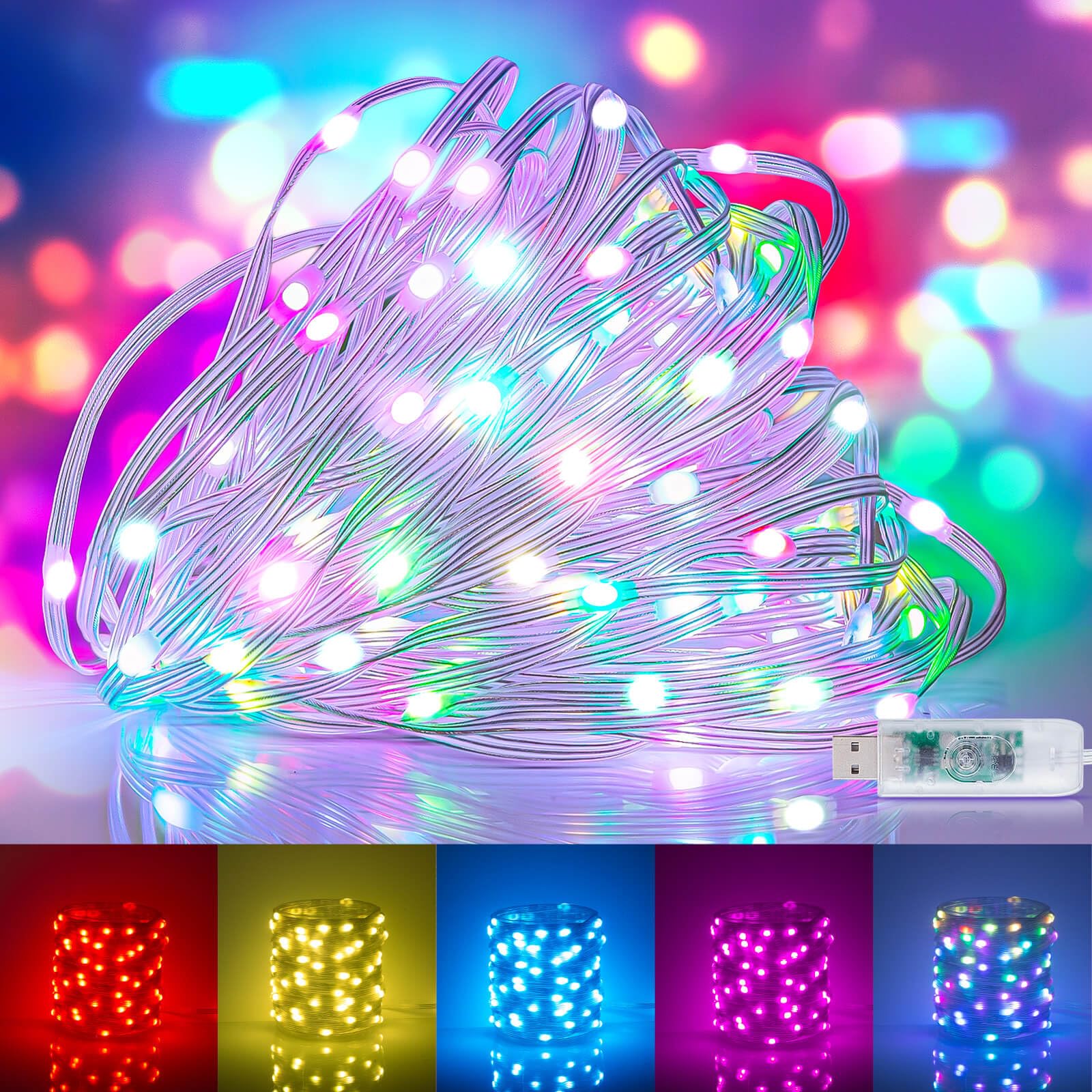 Color Changing Led String Lights