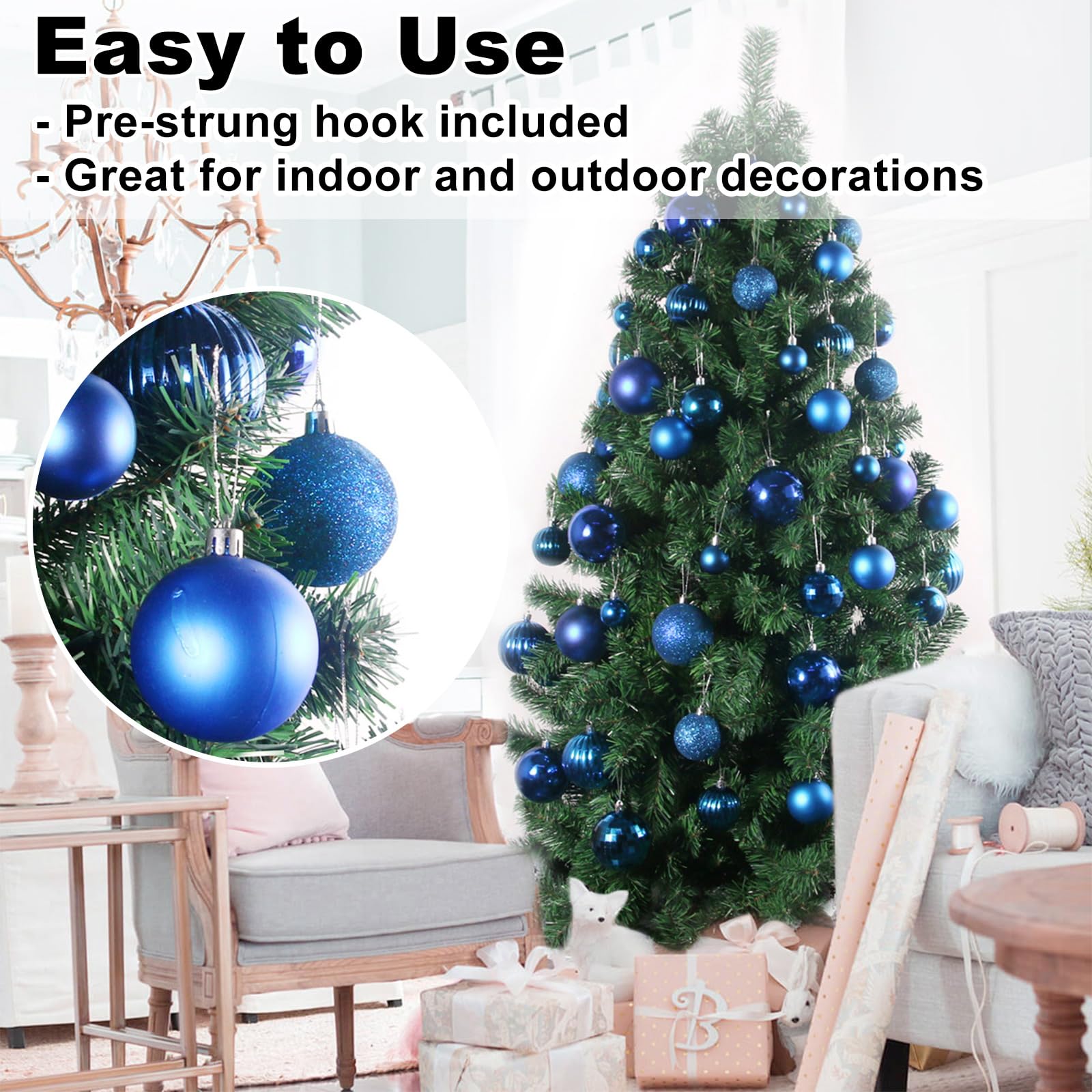Christmas Tree Decoration Ideas Blue