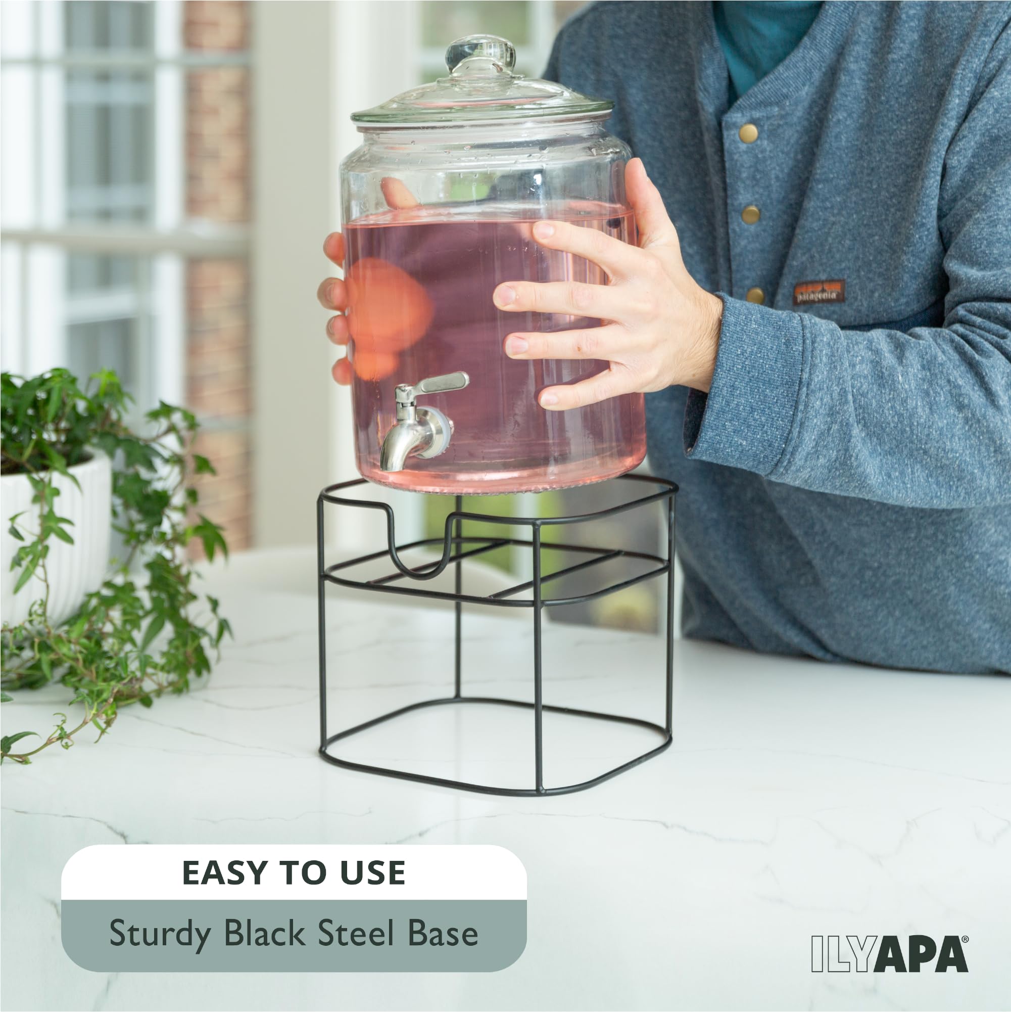 Snapklik.com : Ilyapa 2 Gallon Drink Dispenser Stand - Base Only ...
