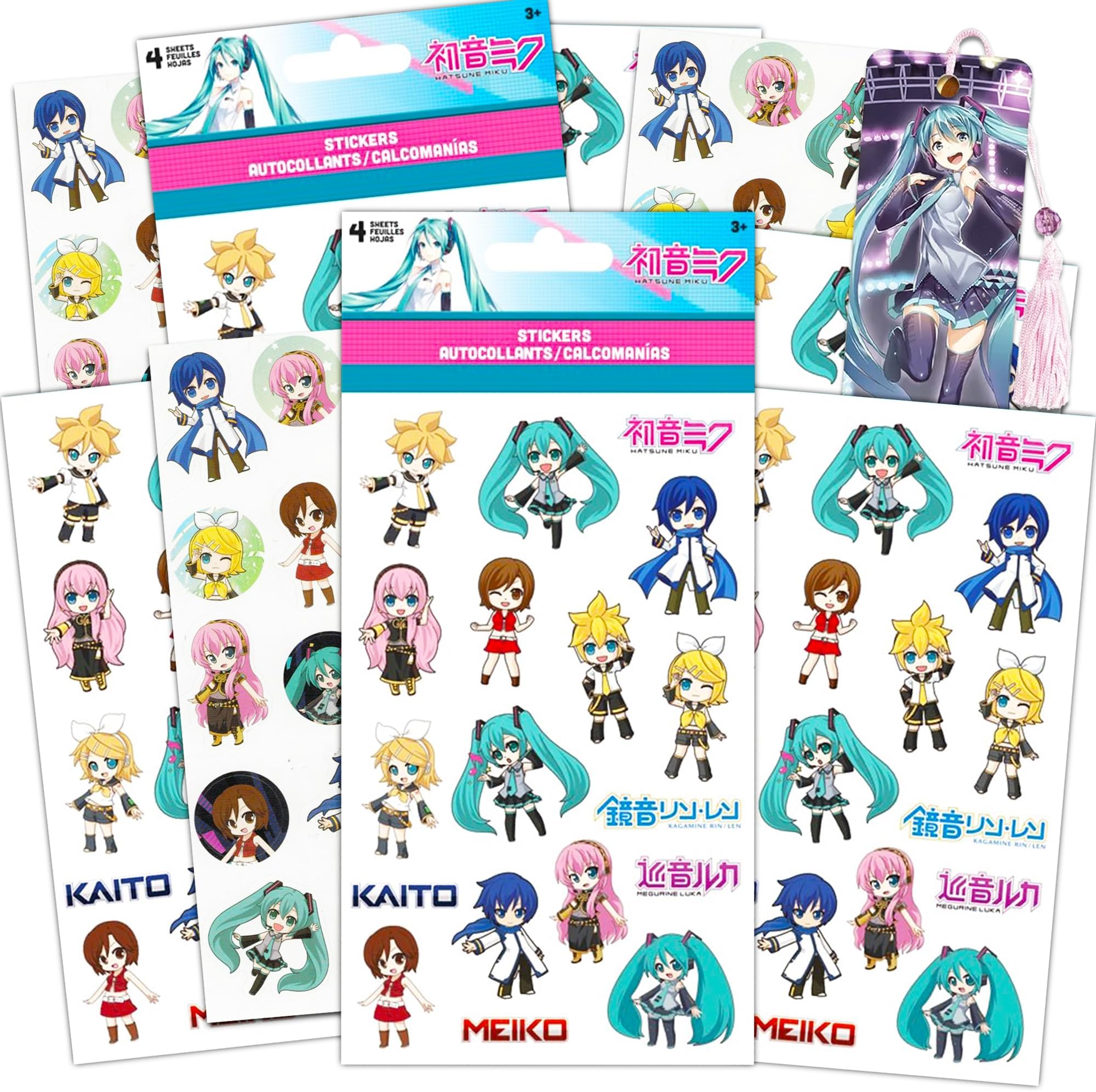Amazon.com: Japenese Anime Hatsune Miku Sticker Pack Bundle ~ 240 ...