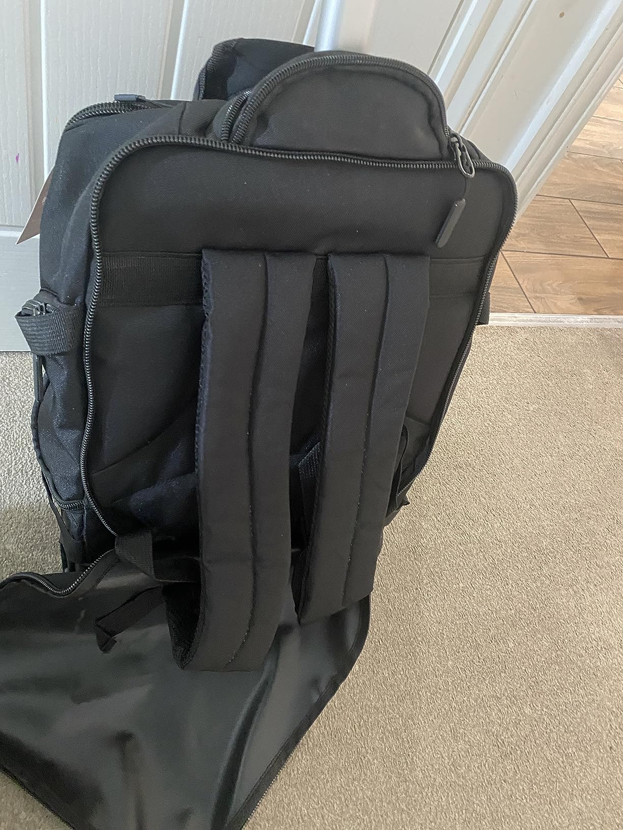 Premium Travel Backpack with Wheels, Added Complimentary Lock - Durable ...