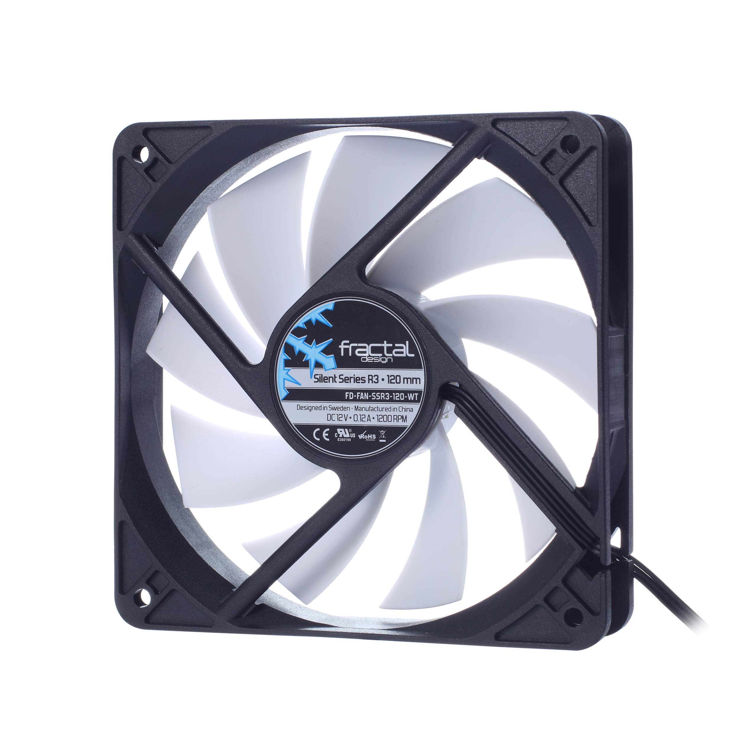 Fractal Design Silent Series R3 120mm FD-FAN-SSR3-120-WT: Amazon.de ...