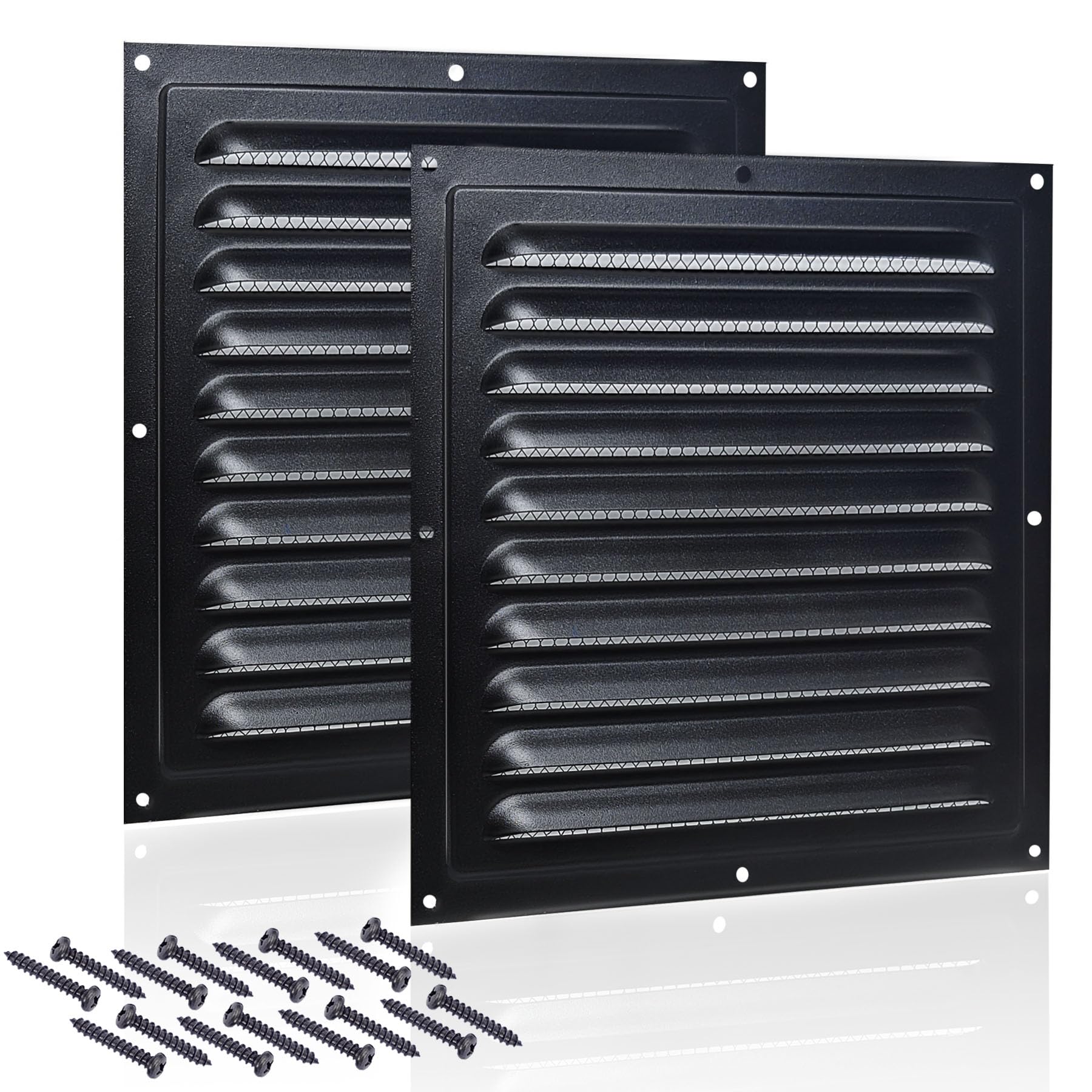 10" x 10" Attic Vents Gable Vents, FocuVenHom Metal Vent Cover Shed ...